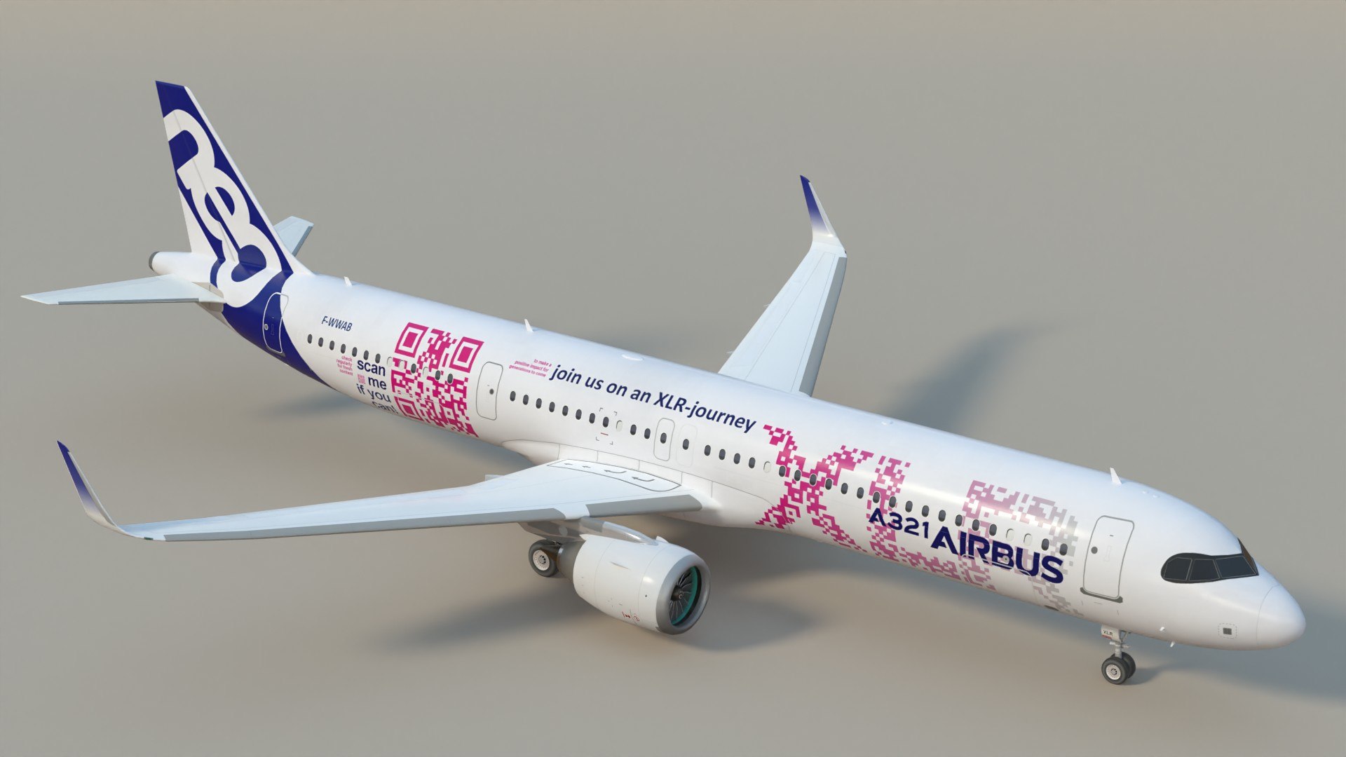 3D House Livery Airbus A321 SC Model - TurboSquid 2297464