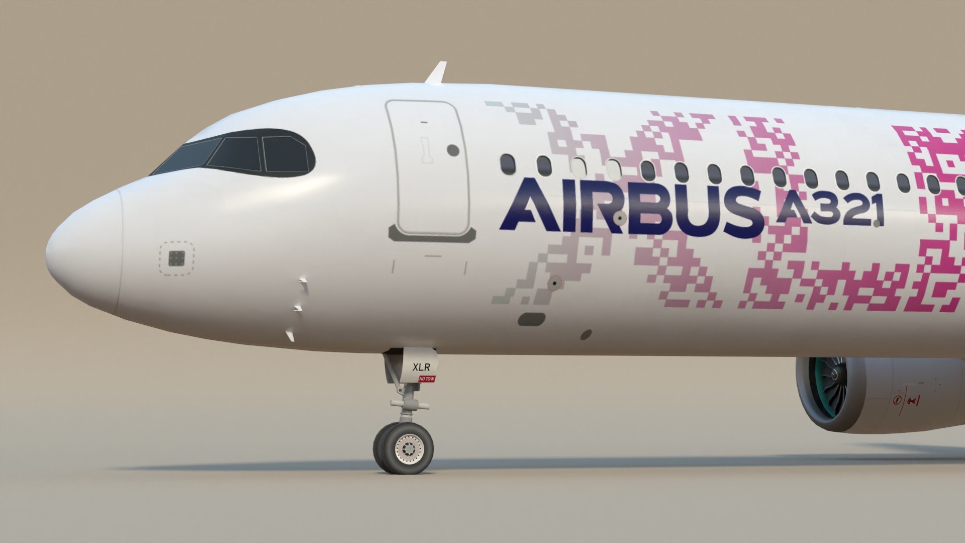 3D House Livery Airbus A321 SC Model - TurboSquid 2297464