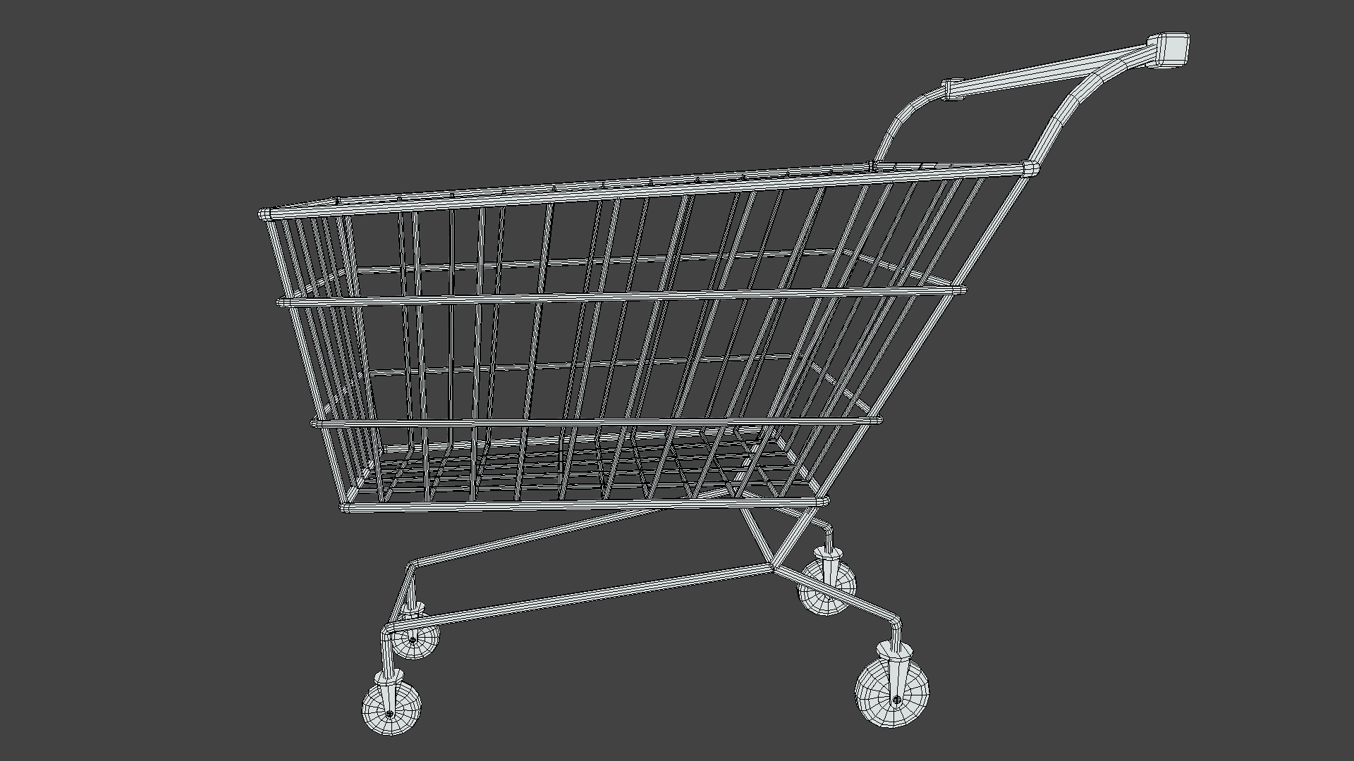 Low Poly Cartoon Super Market Cart 3D model - TurboSquid 1841140
