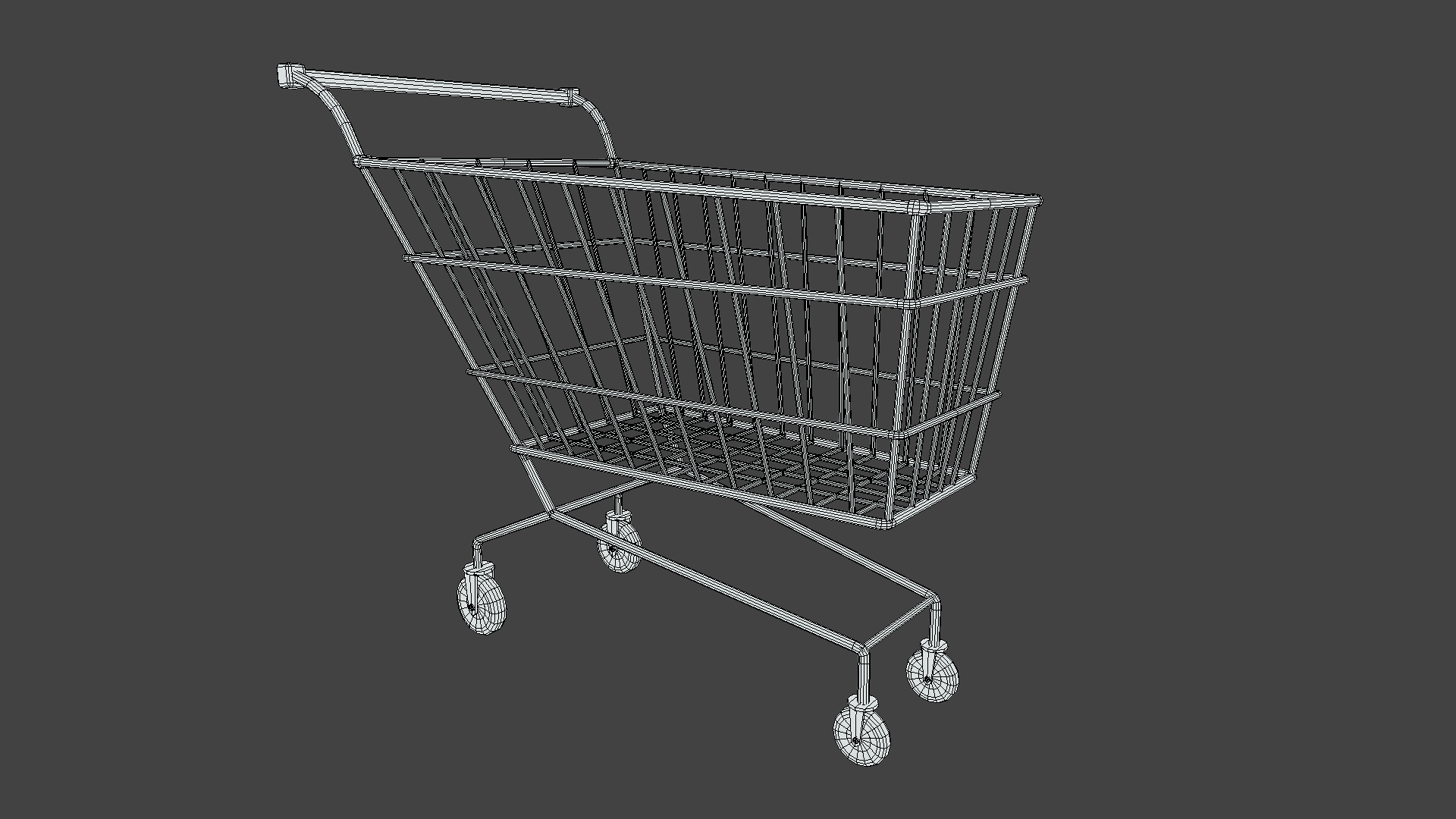 Low Poly Cartoon Super Market Cart 3D model - TurboSquid 1841140