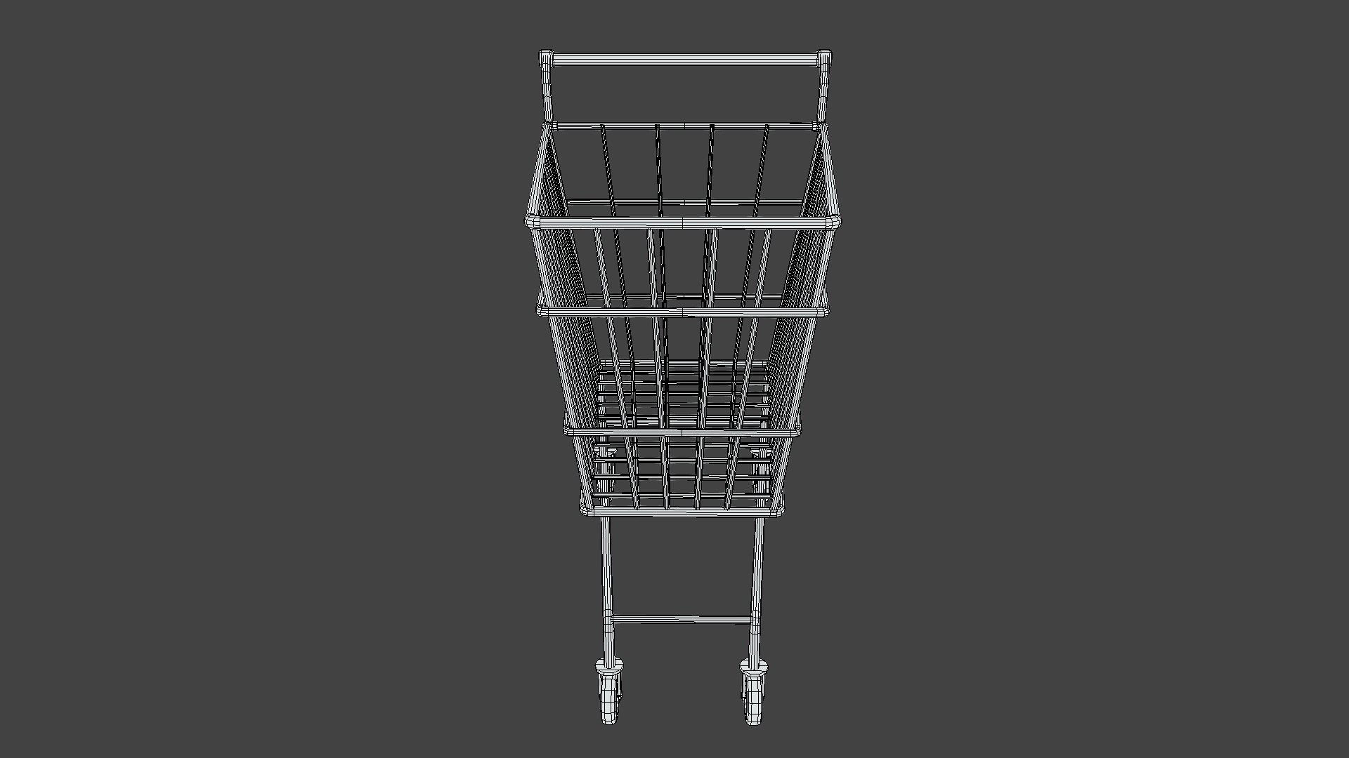 Low Poly Cartoon Super Market Cart 3D Model - TurboSquid 1841140