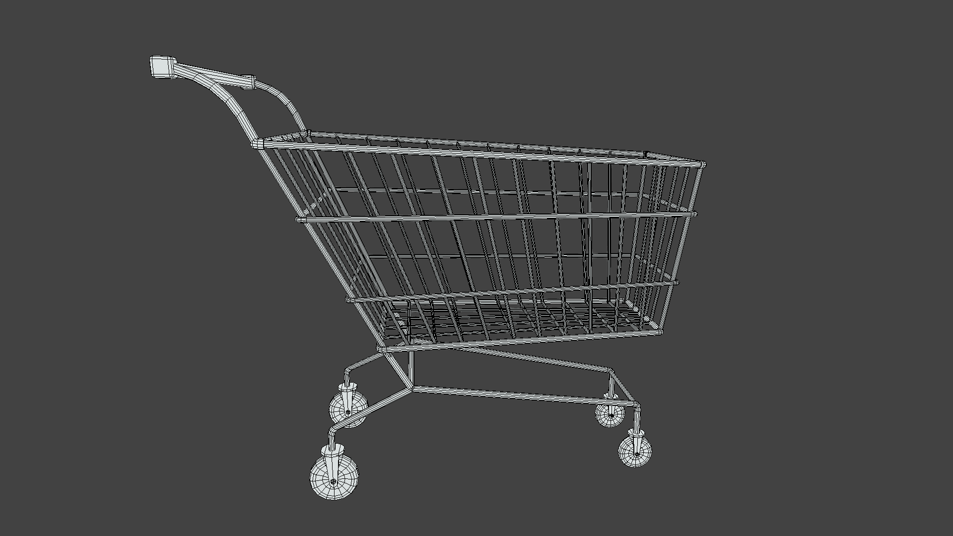 Low Poly Cartoon Super Market Cart 3D model - TurboSquid 1841140
