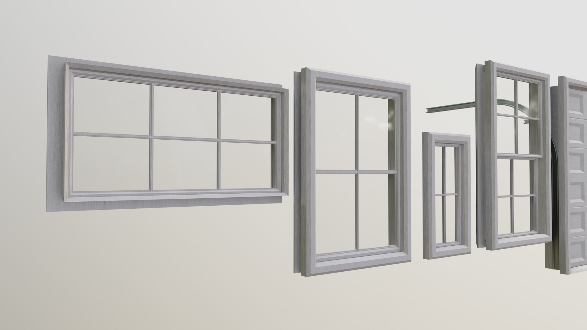 3D Blender House Door Window Model - TurboSquid 1640677