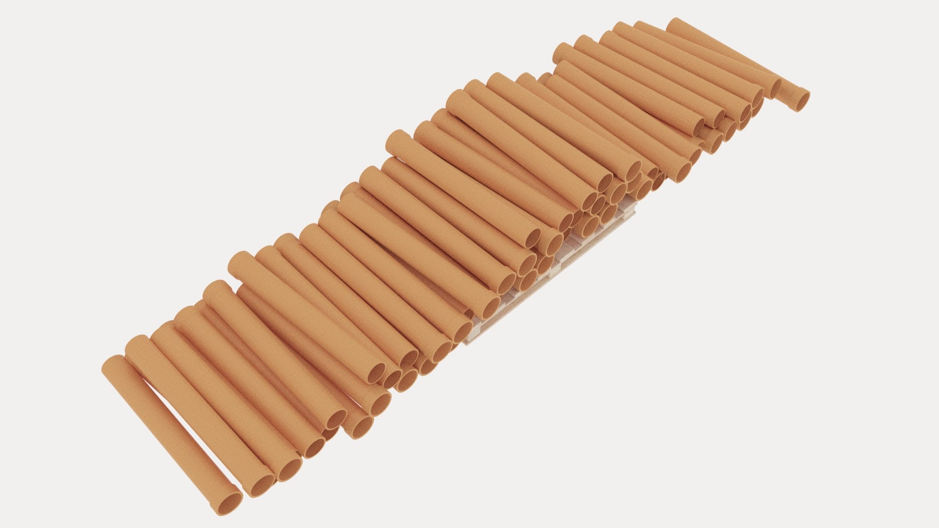 3D Model Pipe Pile Pallet 1 - TurboSquid 1949397