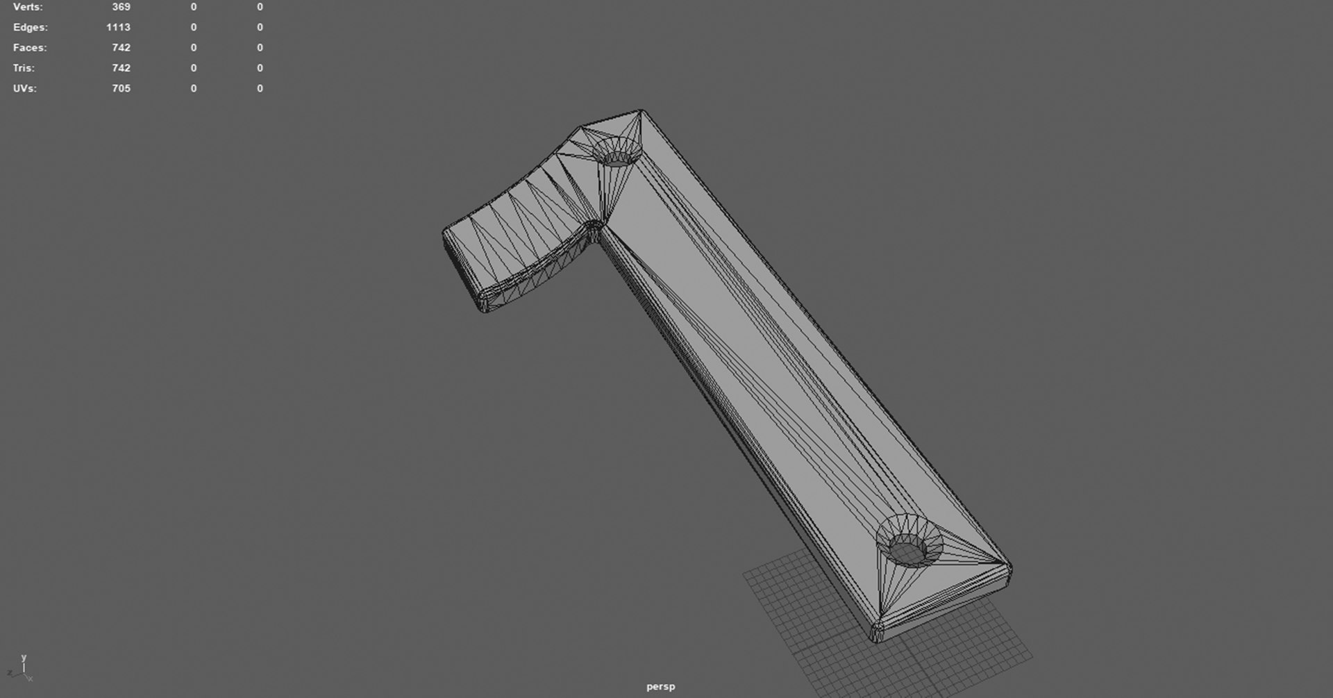 Number 1 3D Model - TurboSquid 2208982