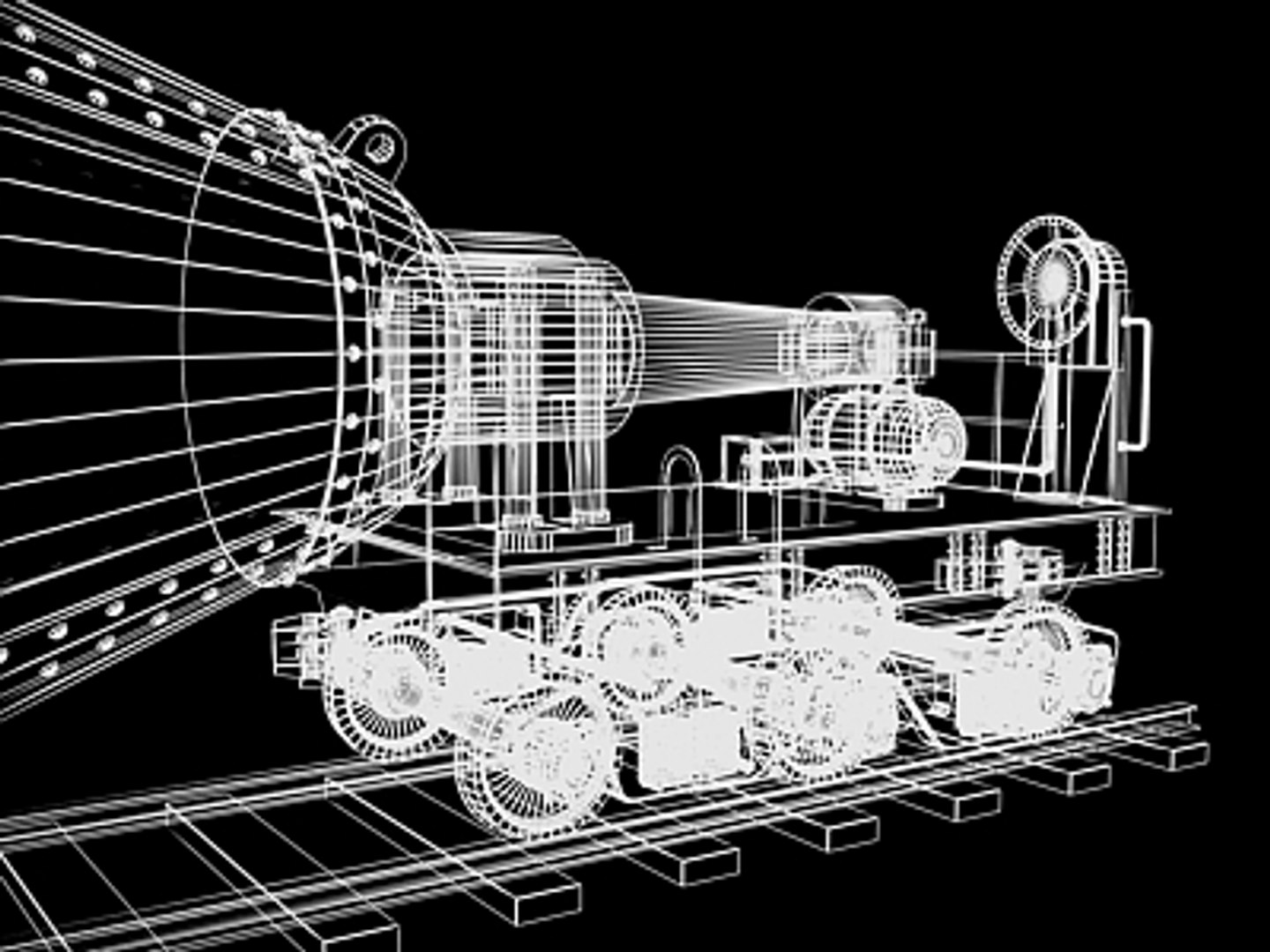 3d Model Torpedo Car Railroad
