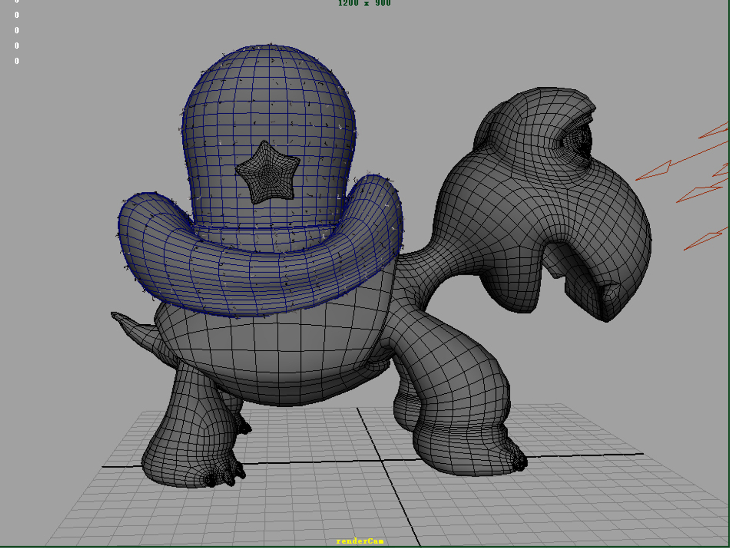 3d model turtle cartoon toon