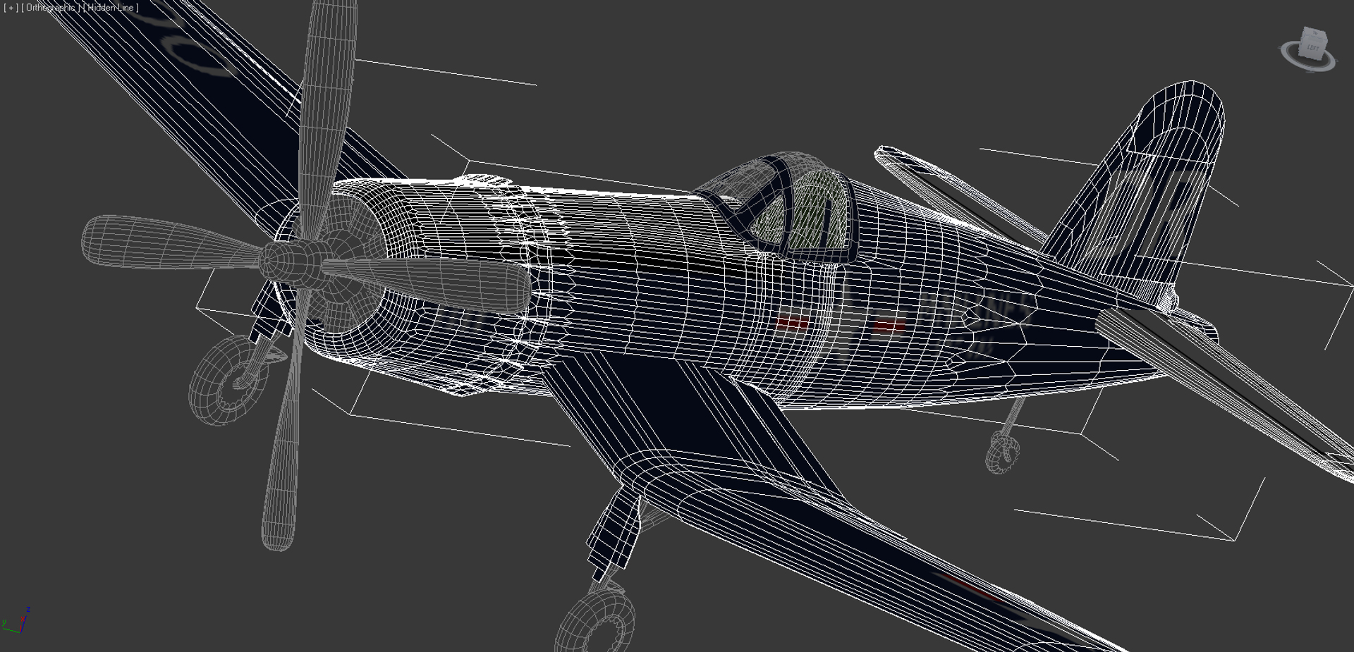 free corsair f4 f4u 3d model