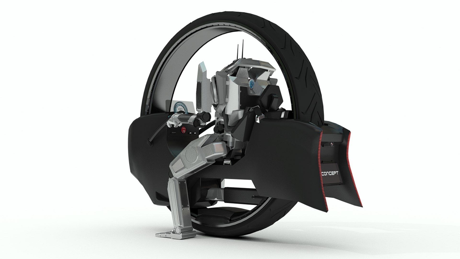 Wheel Motorcycle Sci-fi Concept 3D Model - TurboSquid 1432702