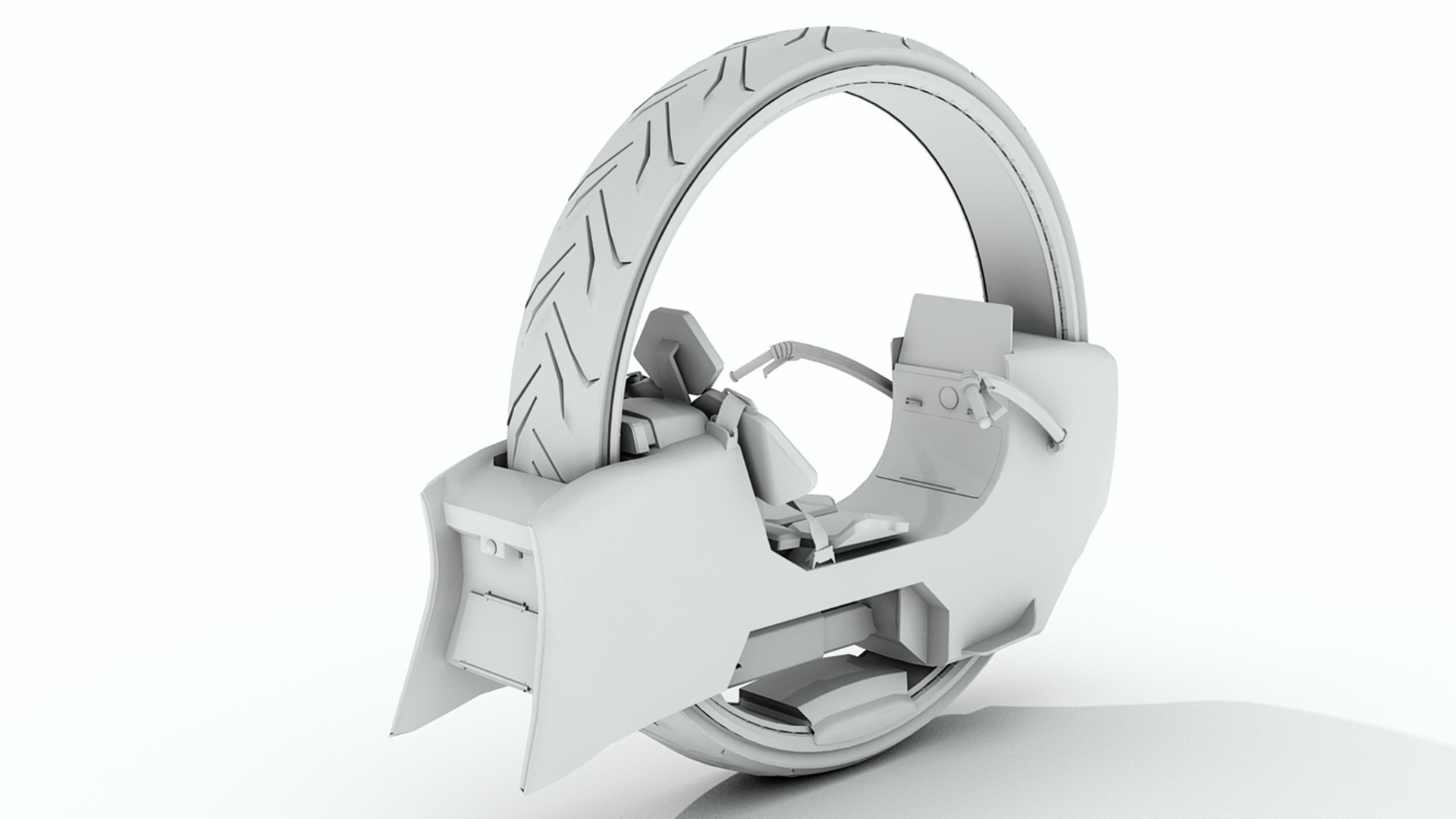 Wheel Motorcycle Sci-fi Concept 3D Model - TurboSquid 1432702