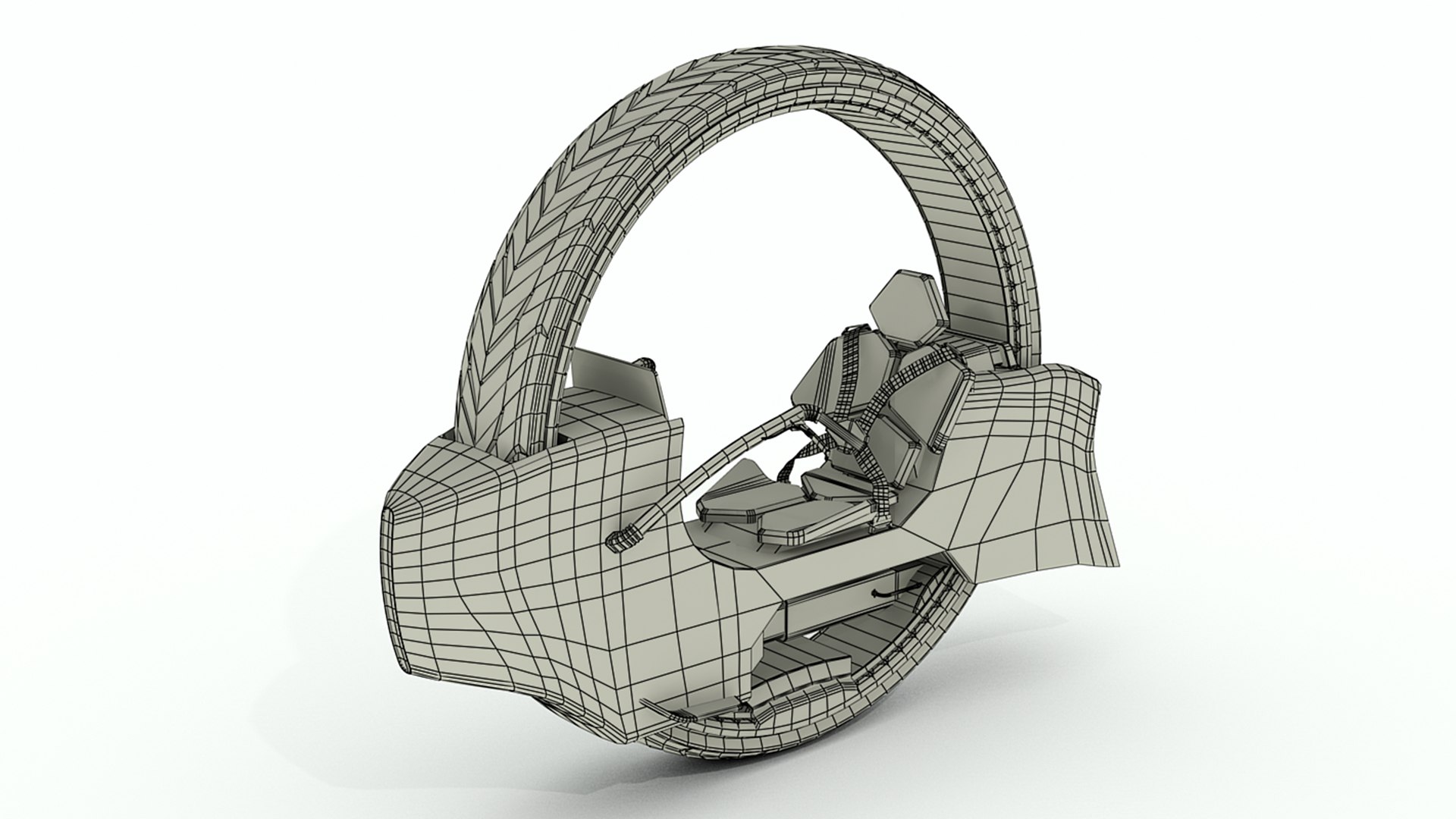Wheel Motorcycle Sci-fi Concept 3D Model - TurboSquid 1432702