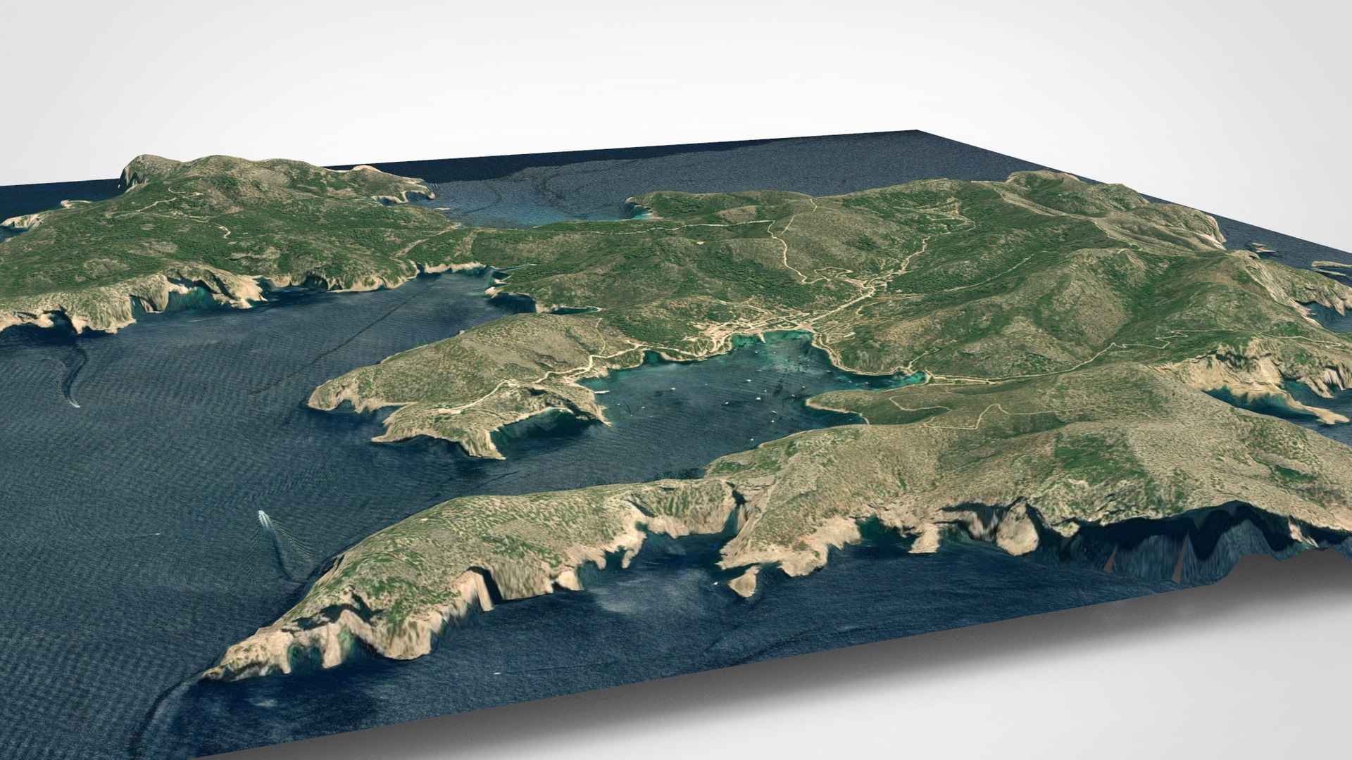 3D Cabrera Balearic Islands Spain Model - TurboSquid 2010736