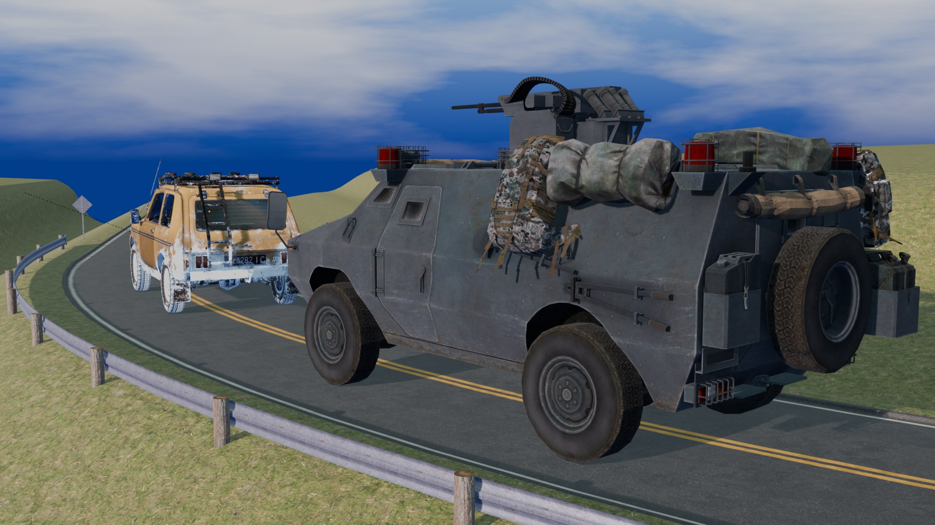 Pubg Car Armor Vehicle 3D Model - TurboSquid 2329068