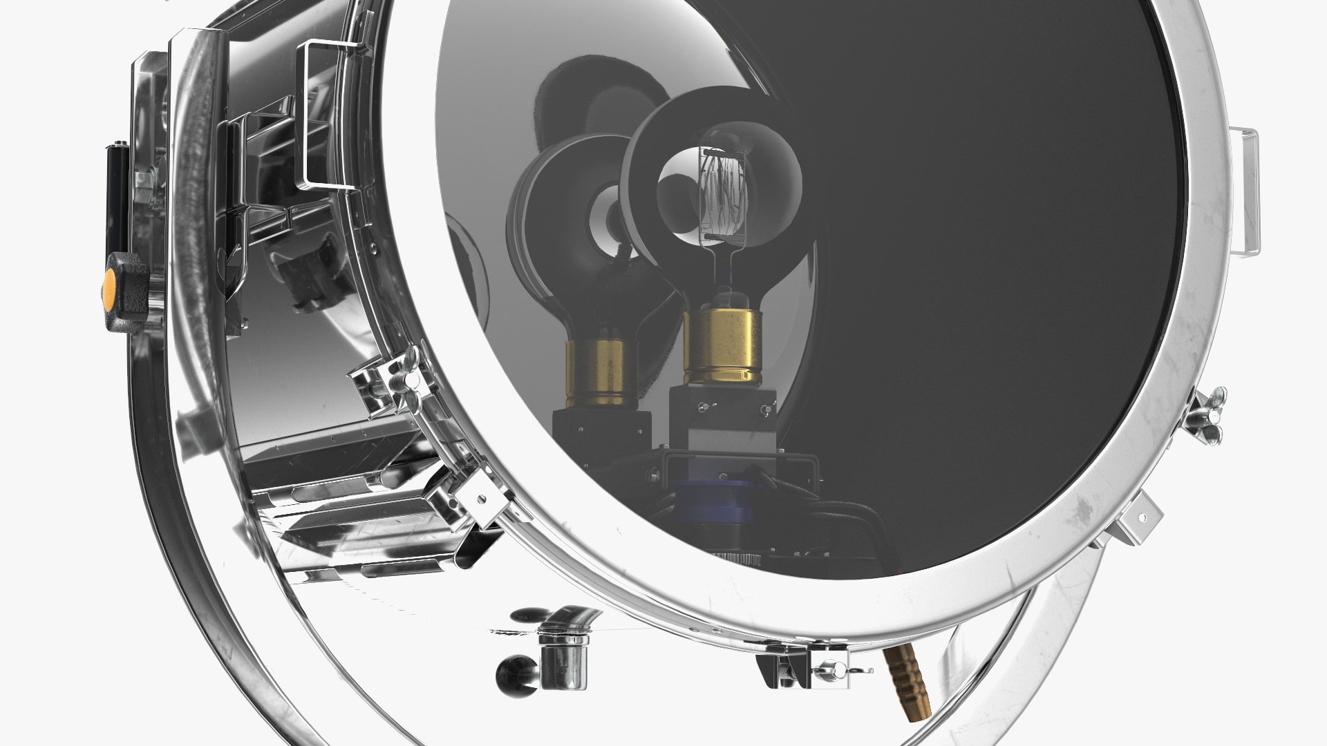 3D High Power Marine Suez Canal Searchlight Chrom - TurboSquid 1958541