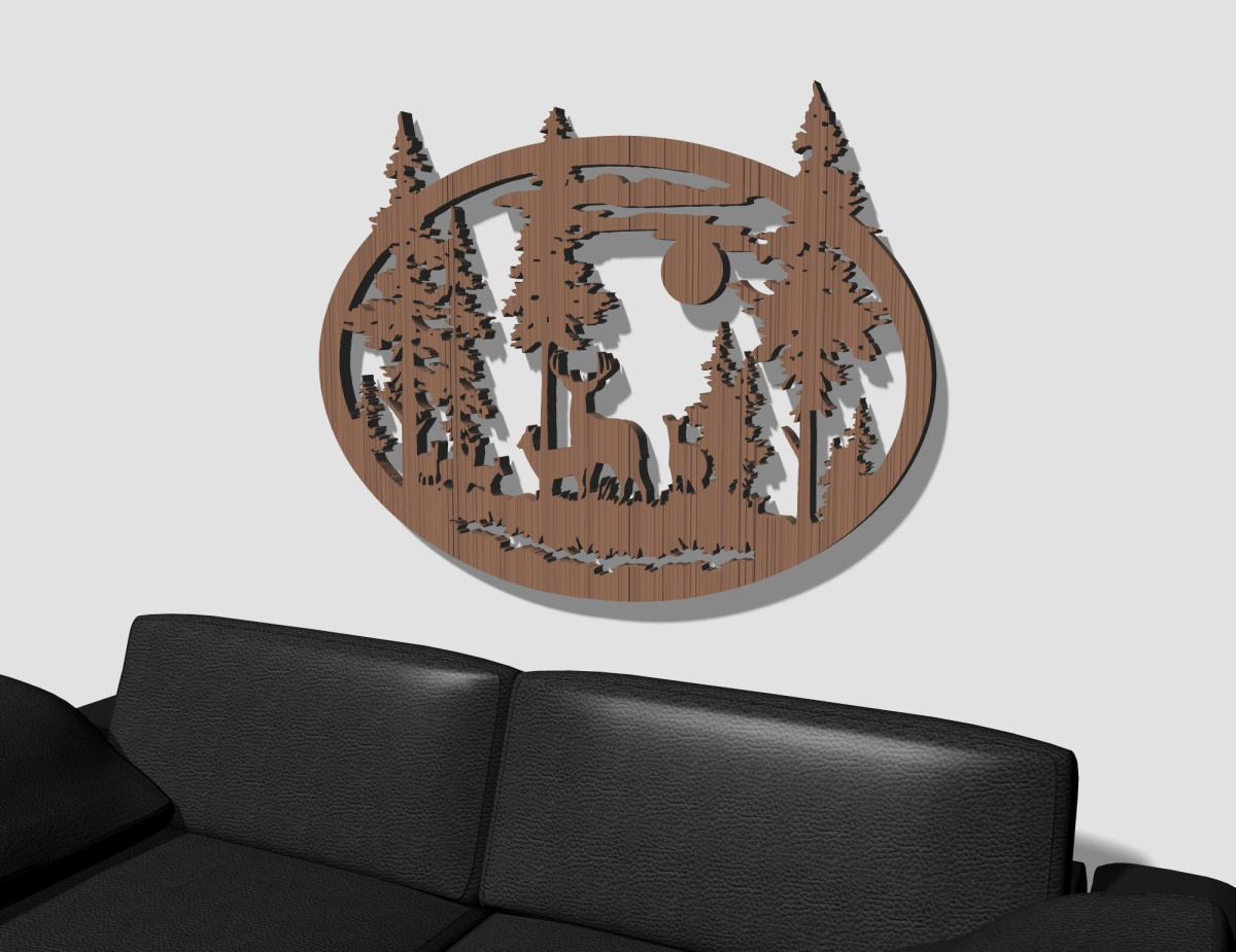 dxf decorative wall art