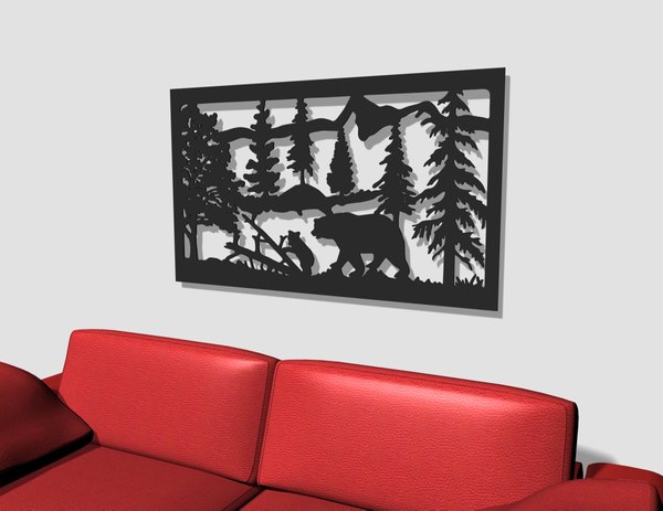 dxf decorative wall art