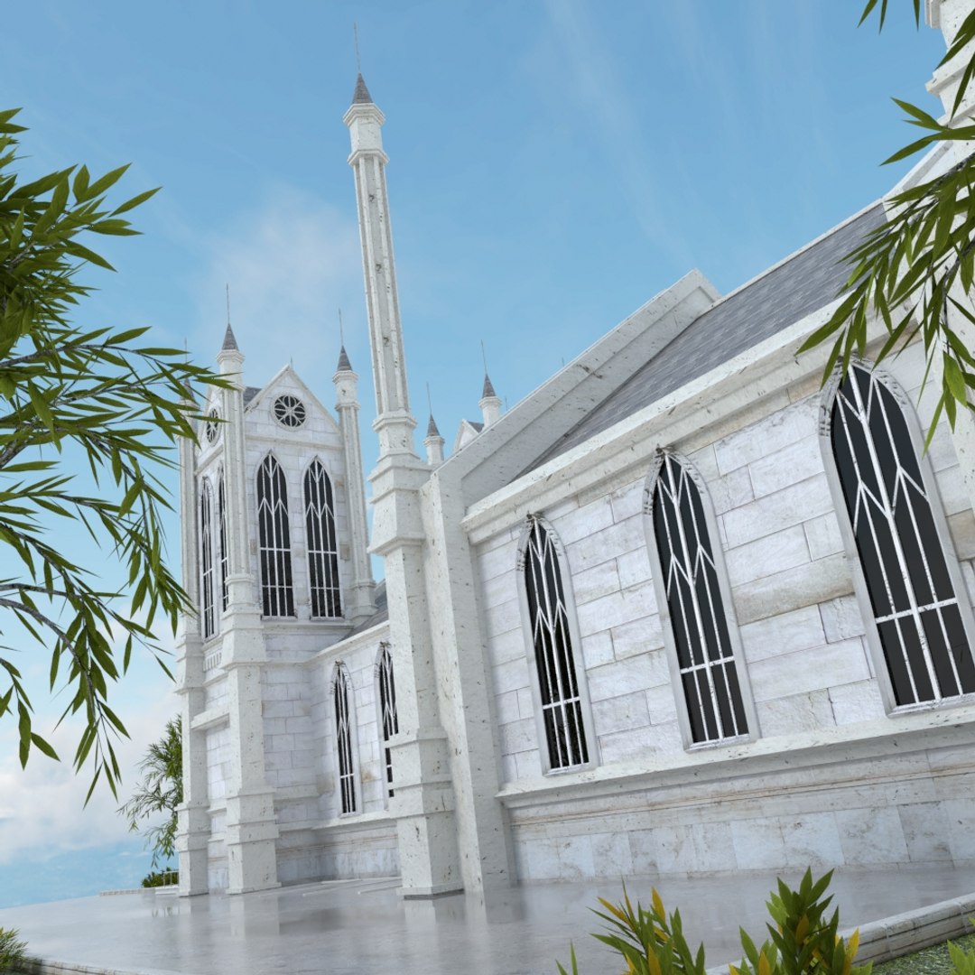 3D model church scene - TurboSquid 1462231