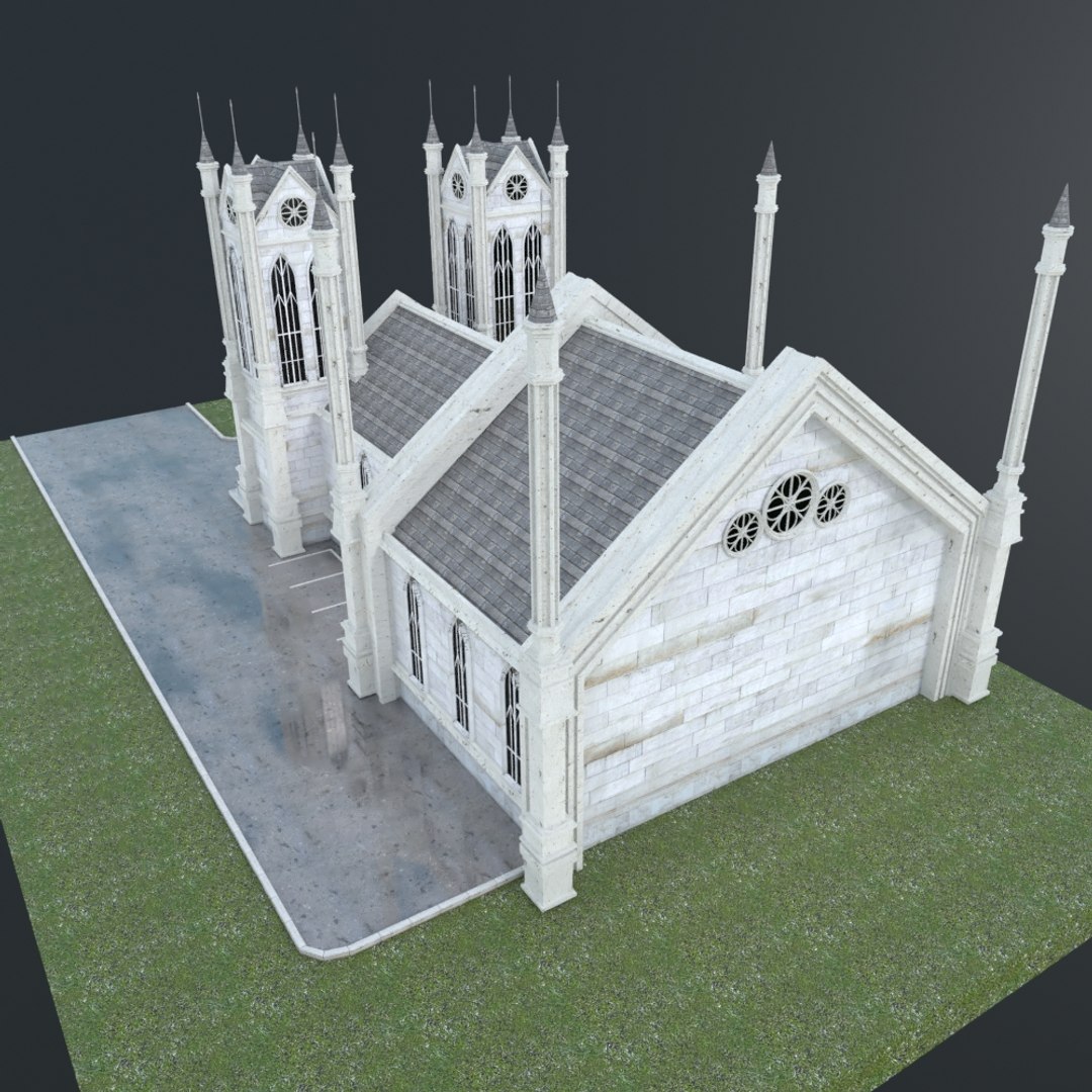 3D model church scene - TurboSquid 1462231