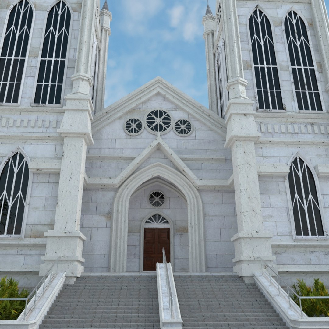 3D model church scene - TurboSquid 1462231