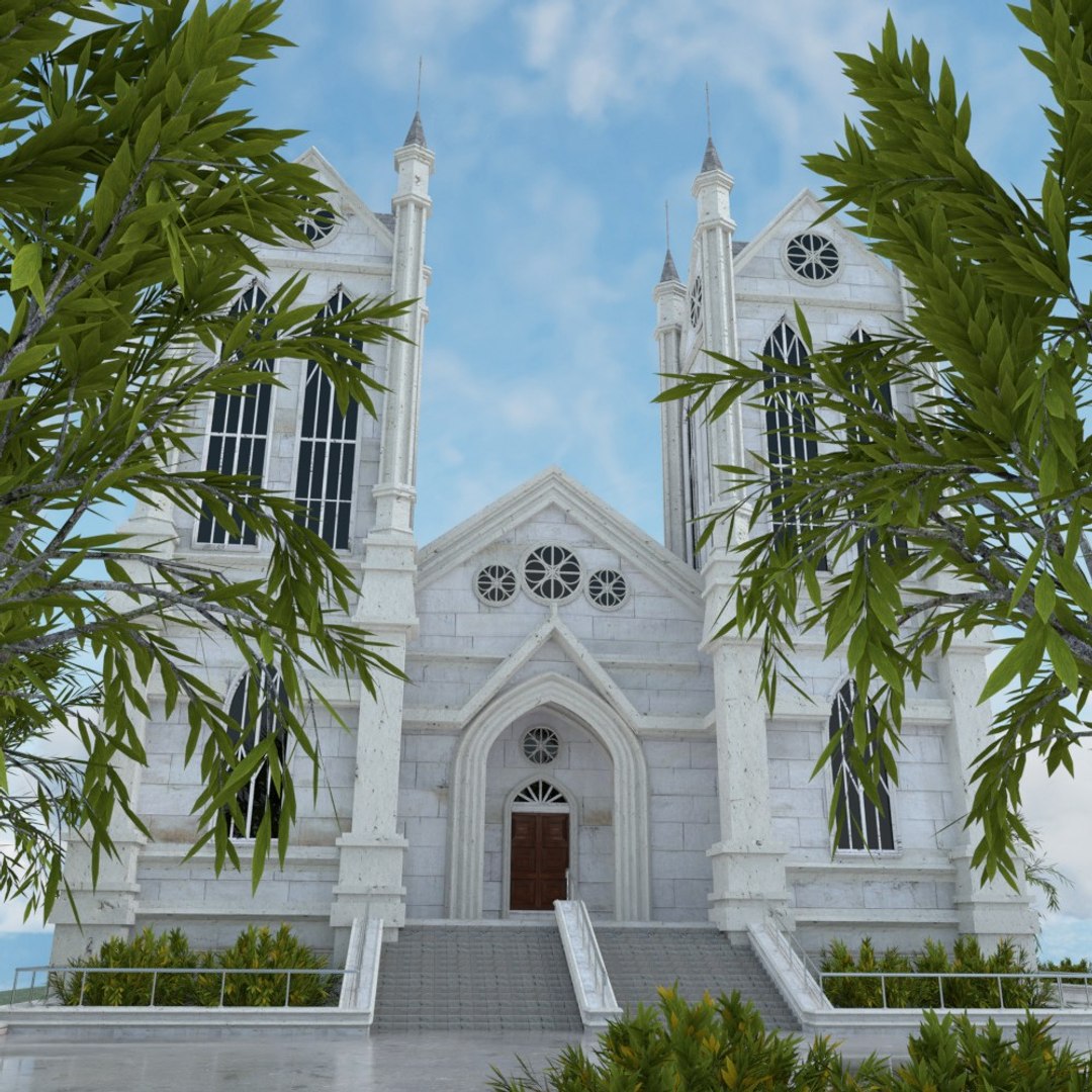 3D model church scene - TurboSquid 1462231