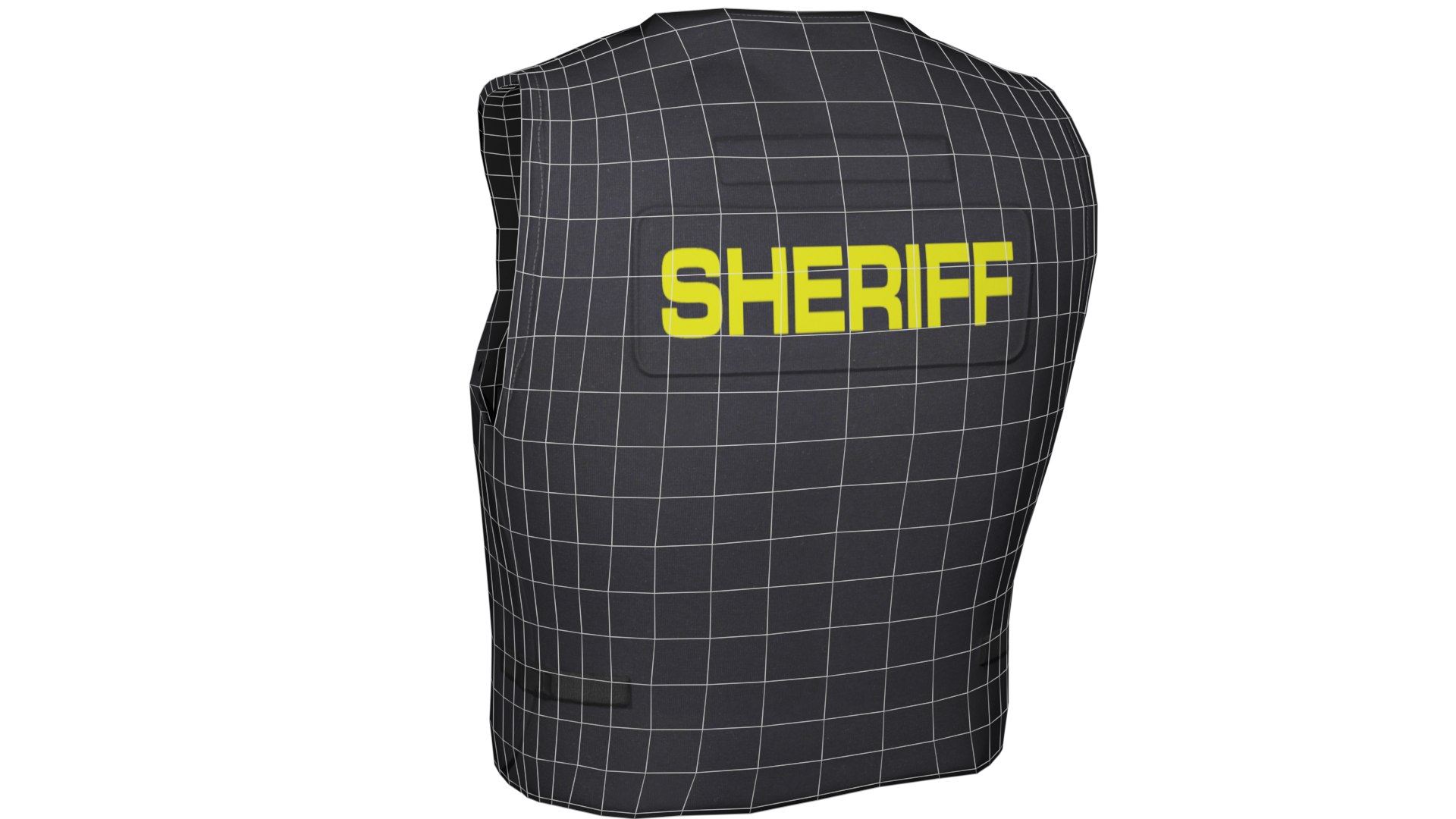 Sheriff vest 3D | 1143873 | TurboSquid
