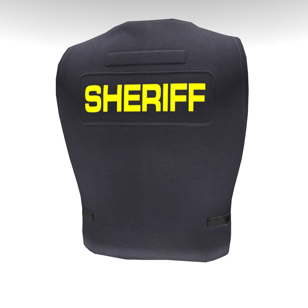 Sheriff vest 3D | 1143873 | TurboSquid