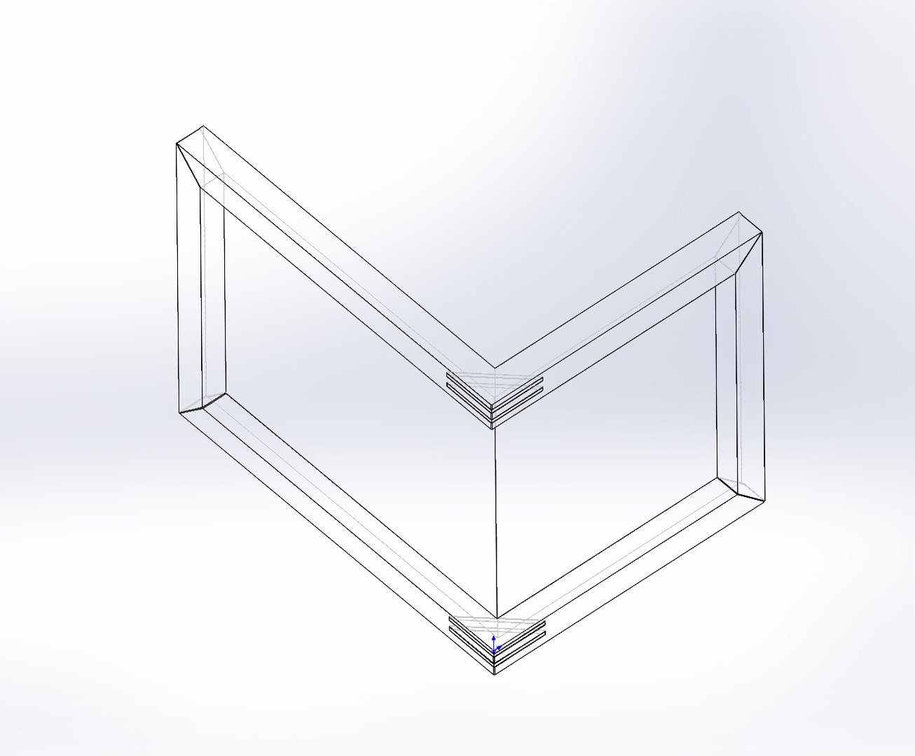 Frame Picture Angle 3D Model - TurboSquid 1574658