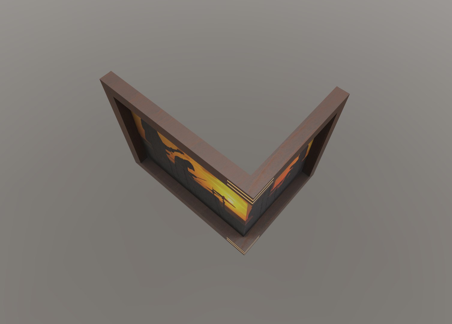 Frame Picture Angle 3D Model - TurboSquid 1574658