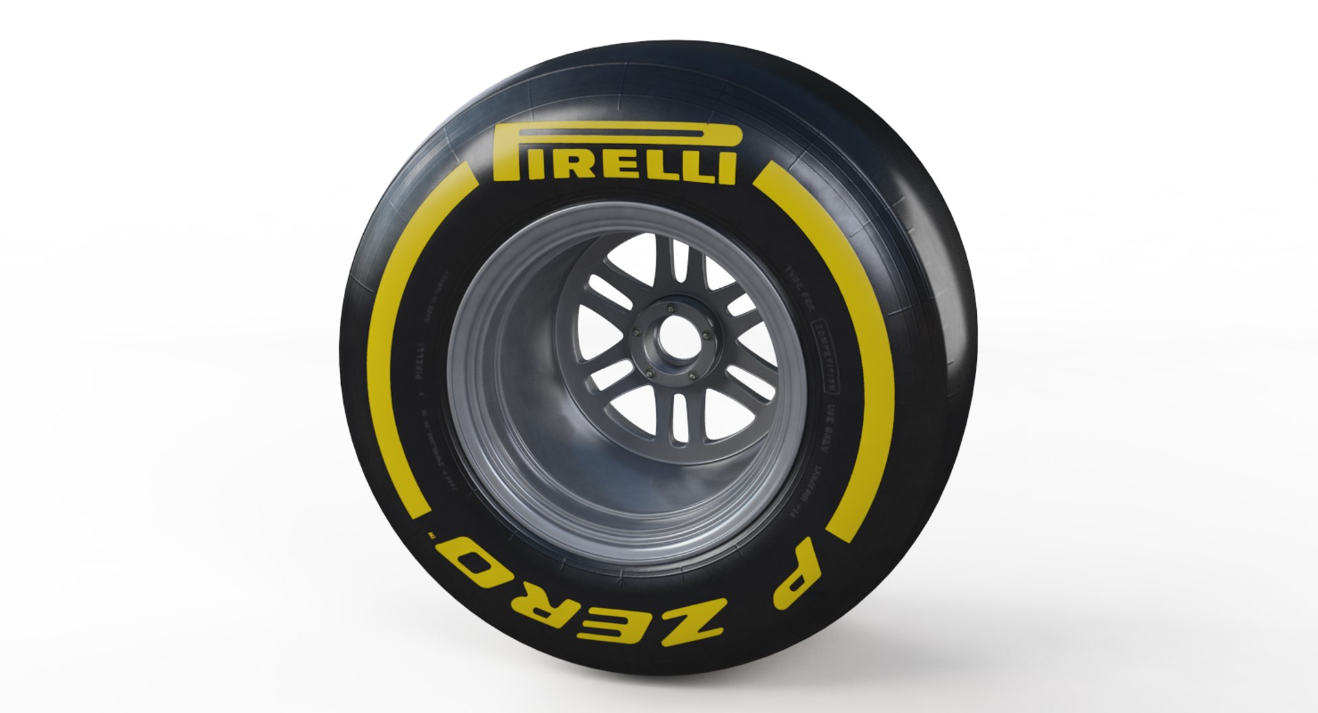 Formula1 Wheel Pirelli Pzero 3d Model