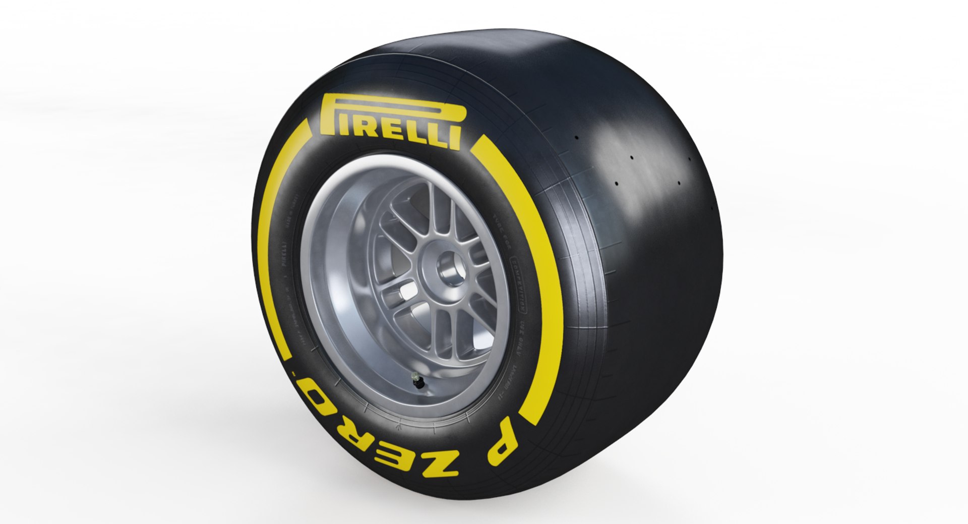 Formula1 Wheel Pirelli Pzero 3d Model