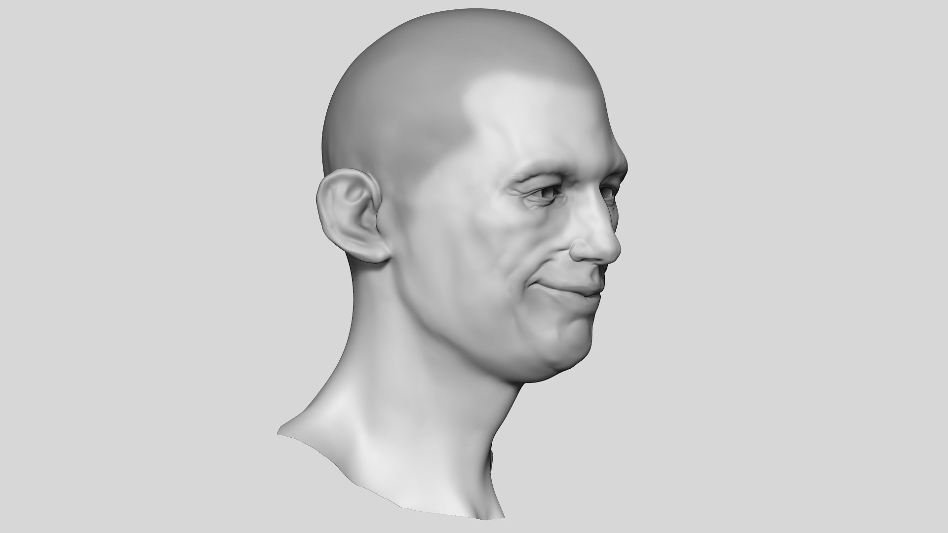 Free Old Man Smiling 3D Model - TurboSquid 1817981