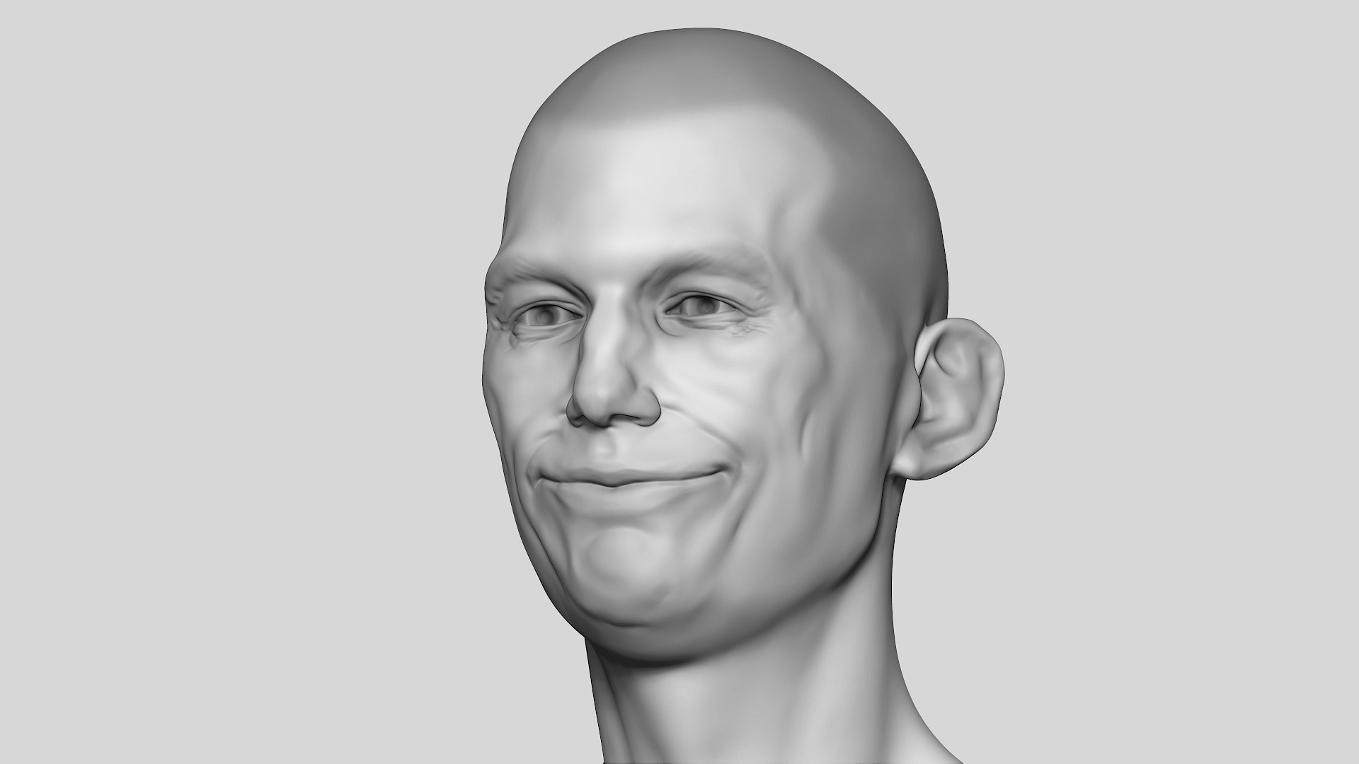 Free Old Man Smiling 3D Model - TurboSquid 1817981