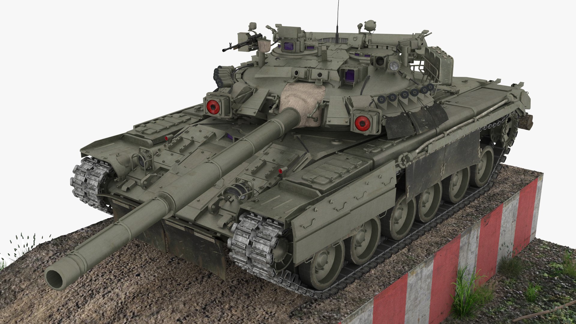 3D Model T-80UK - TurboSquid 2178416