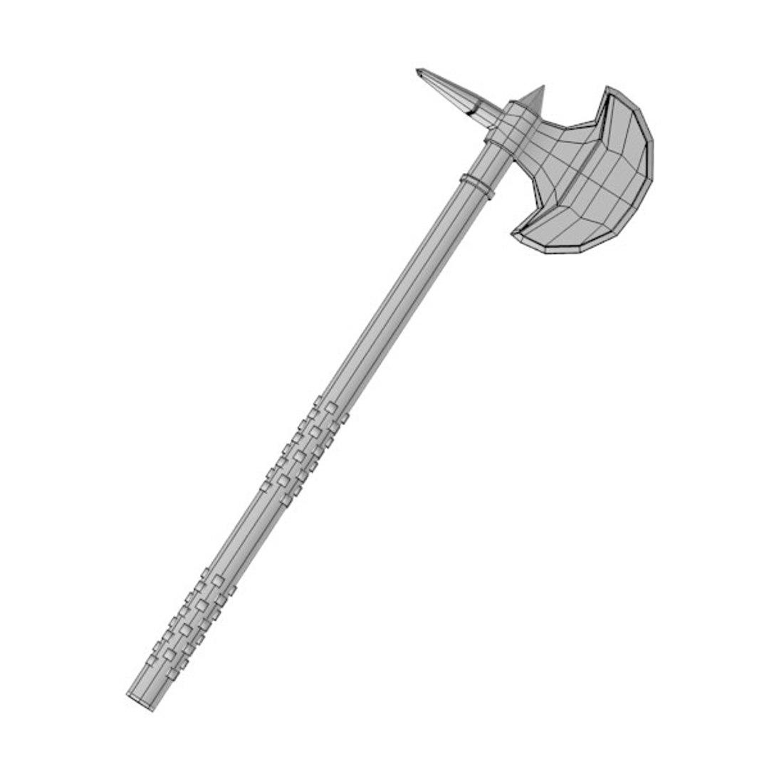 3d axe model