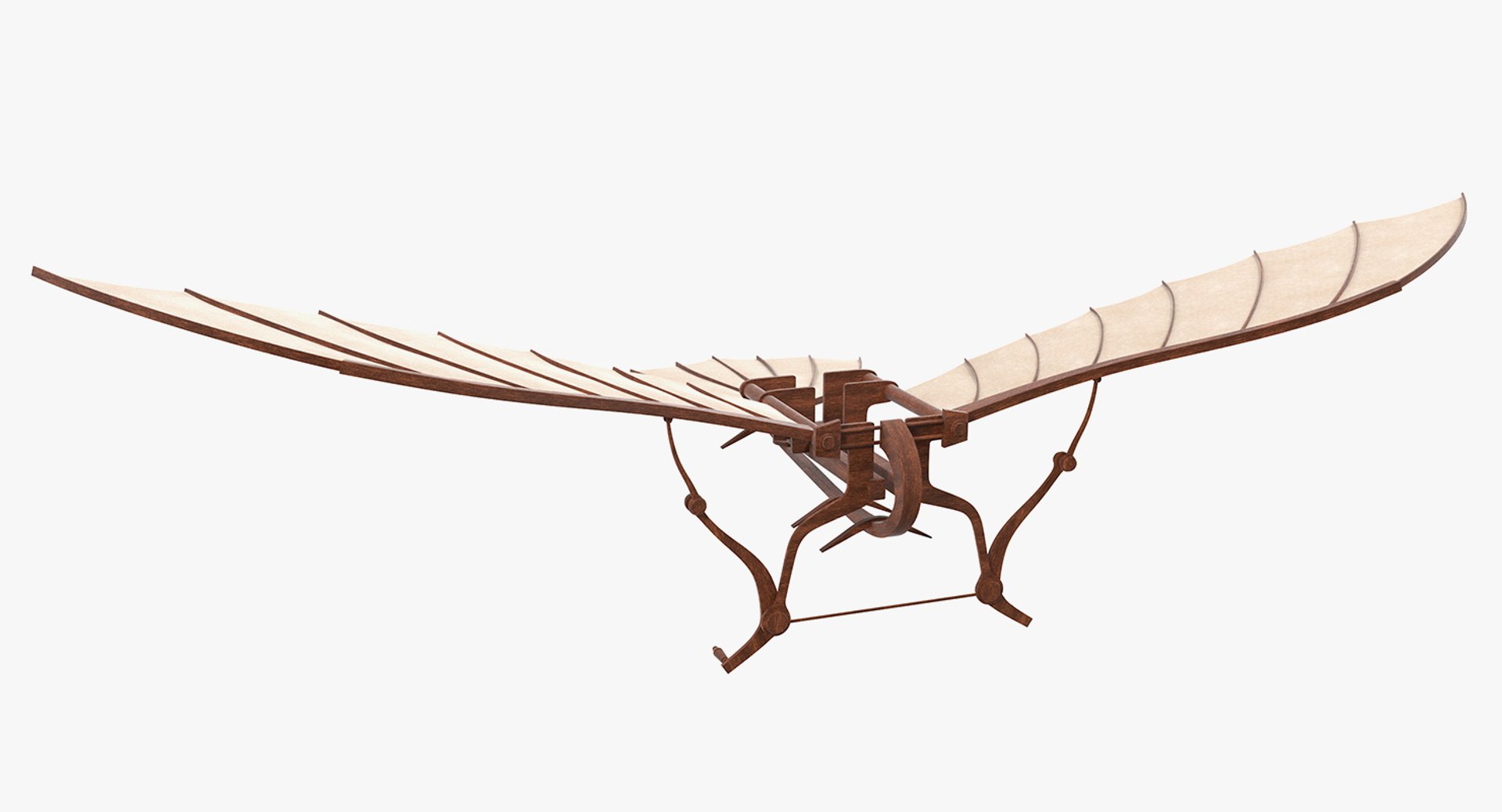 3D Leonardo Da Vinci Flying - TurboSquid 1423797