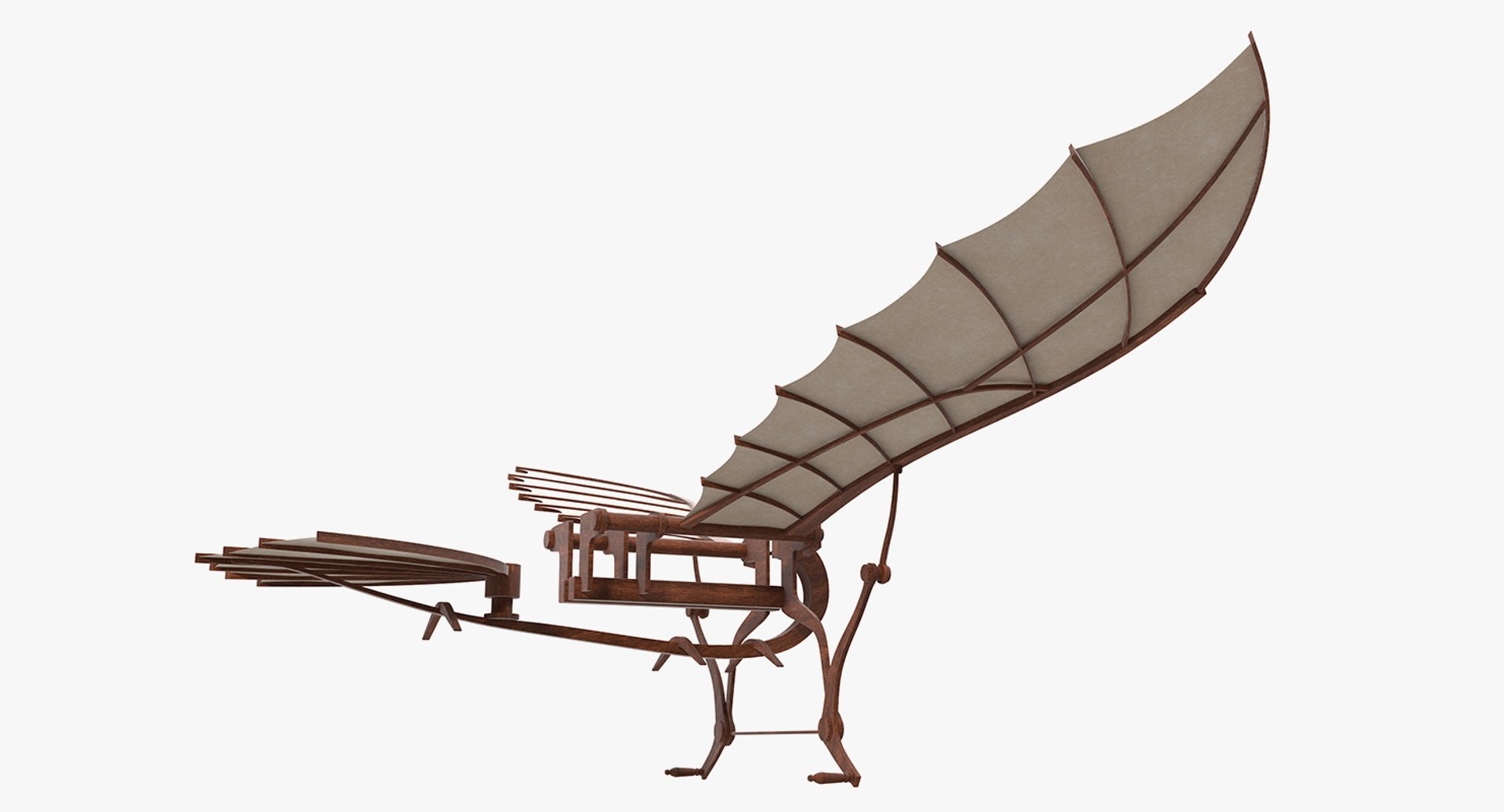 3D Leonardo Da Vinci Flying - TurboSquid 1423797