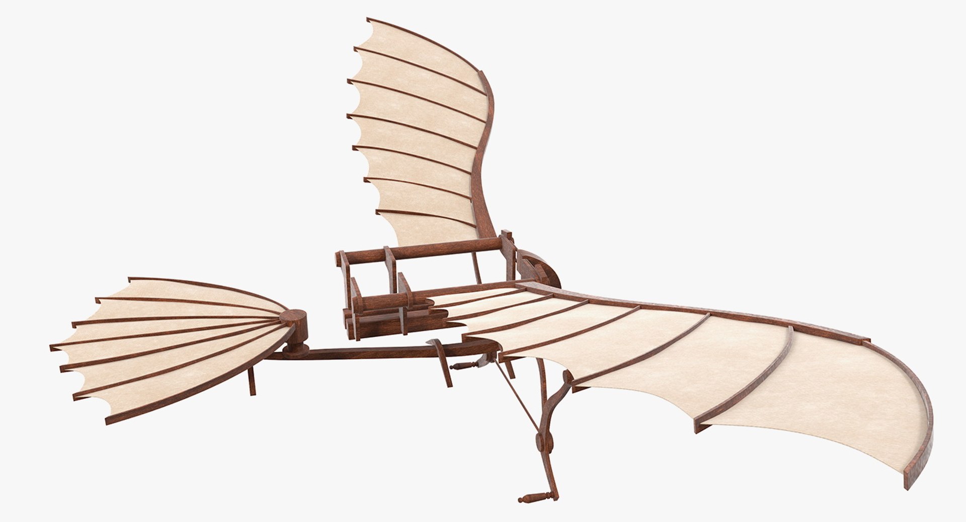 3D Leonardo Da Vinci Flying - TurboSquid 1423797