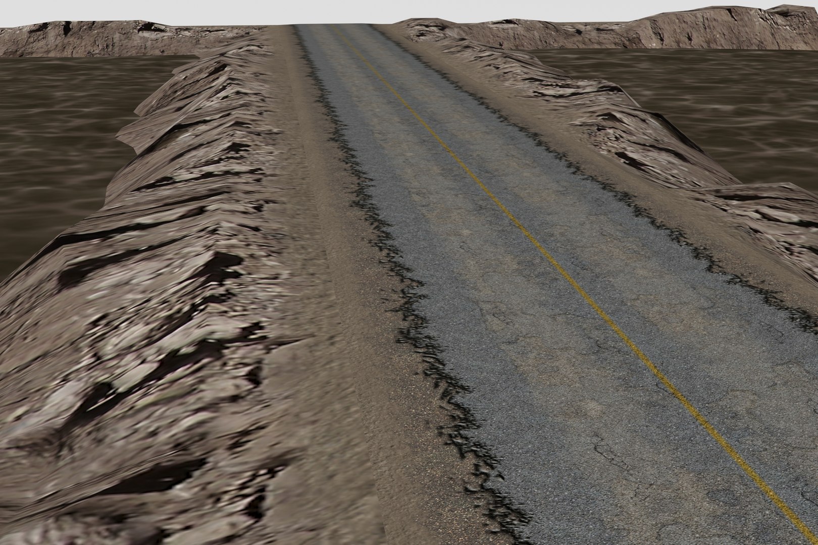 pro road terrain pack 3d model
