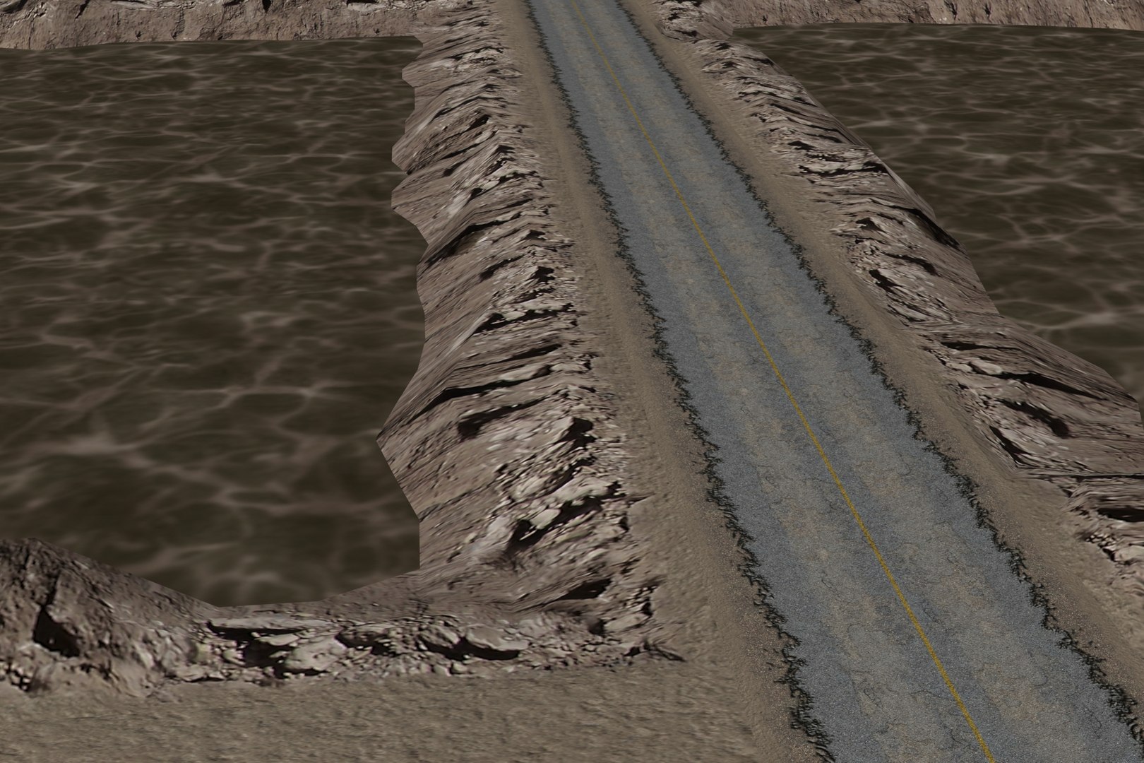 pro road terrain pack 3d model