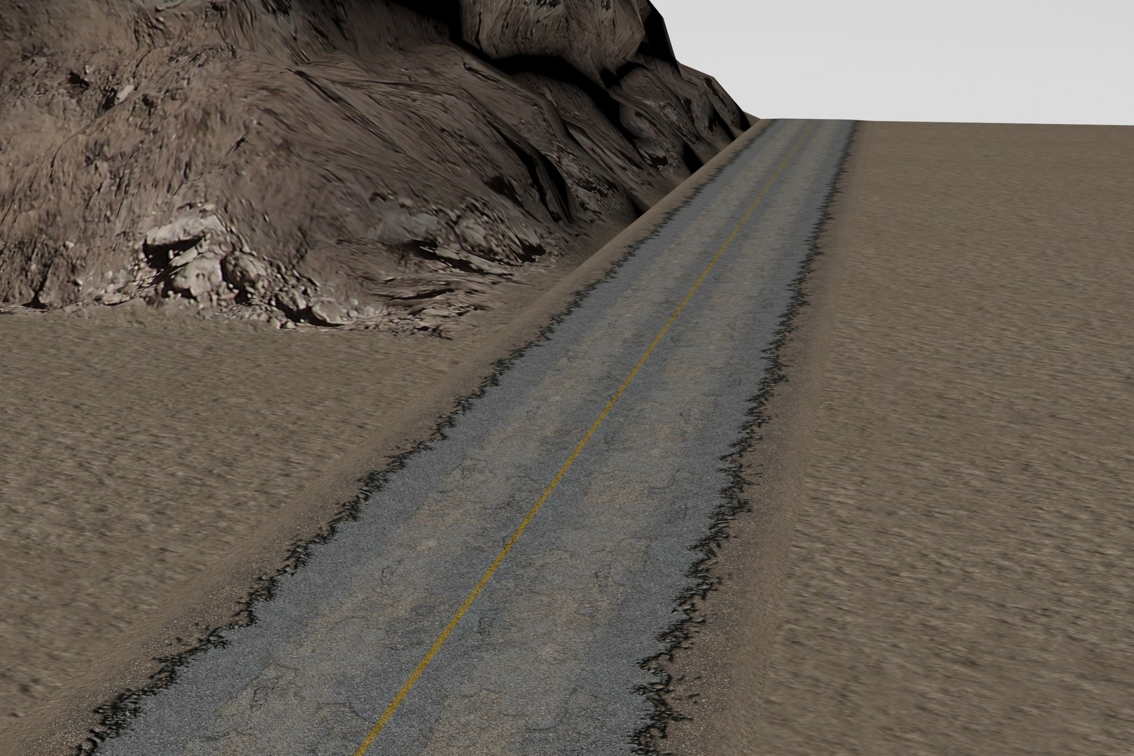 pro road terrain pack 3d model