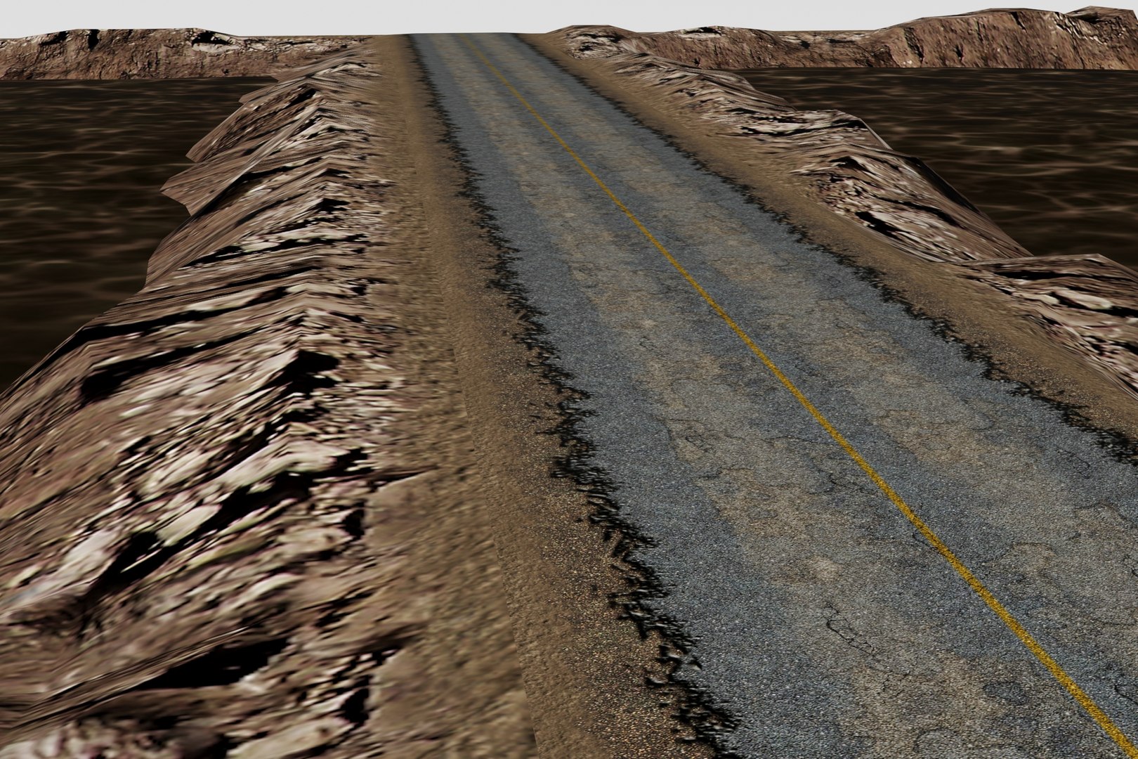 pro road terrain pack 3d model