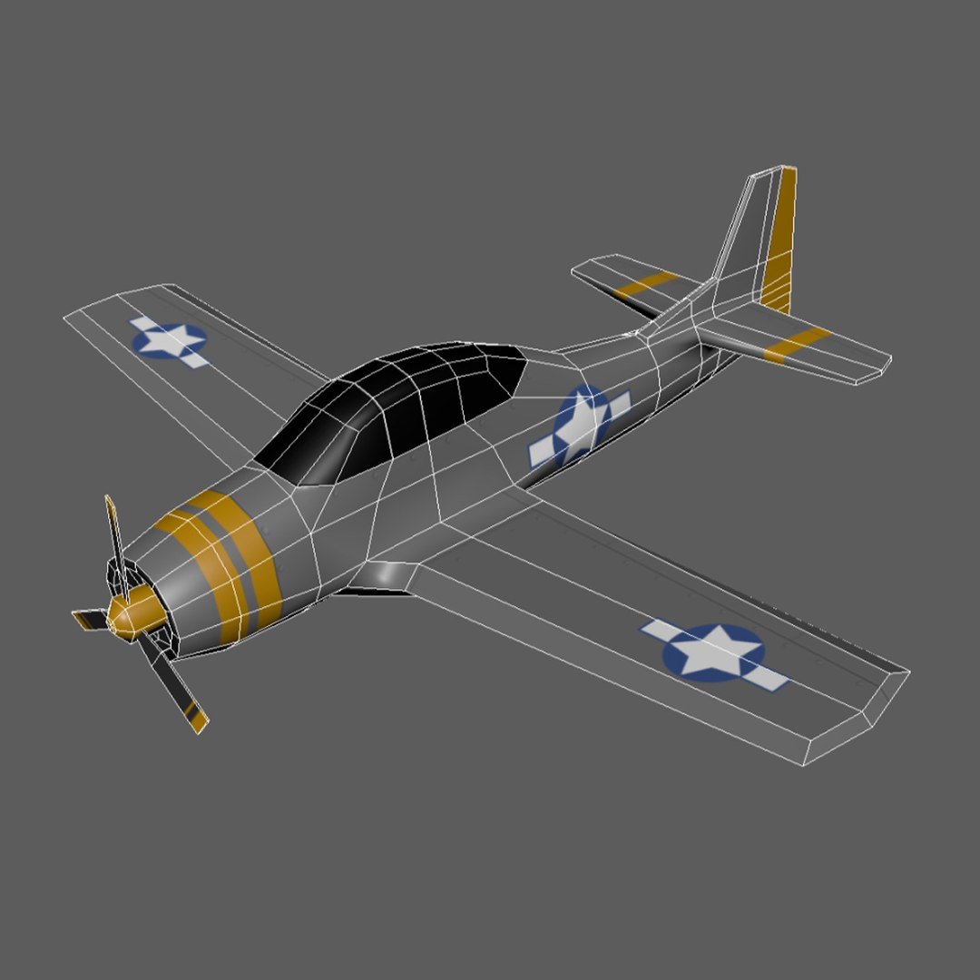 Ww2 Airplane - Military 3D Model - TurboSquid 1275161