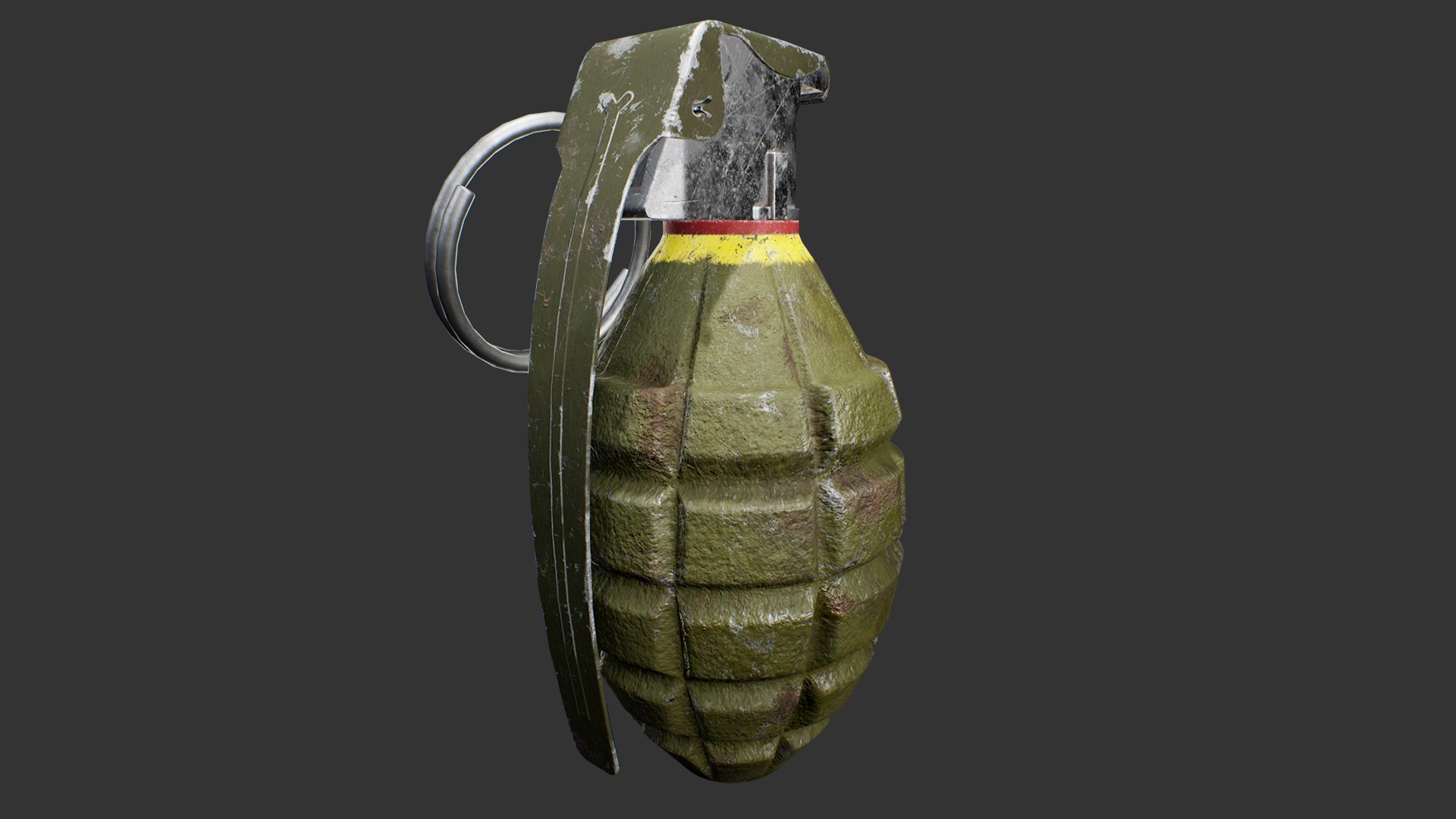 Mk2 Frag Grenade Model - TurboSquid 1818078