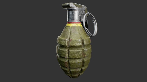 Mk2 Frag Grenade model - TurboSquid 1818078