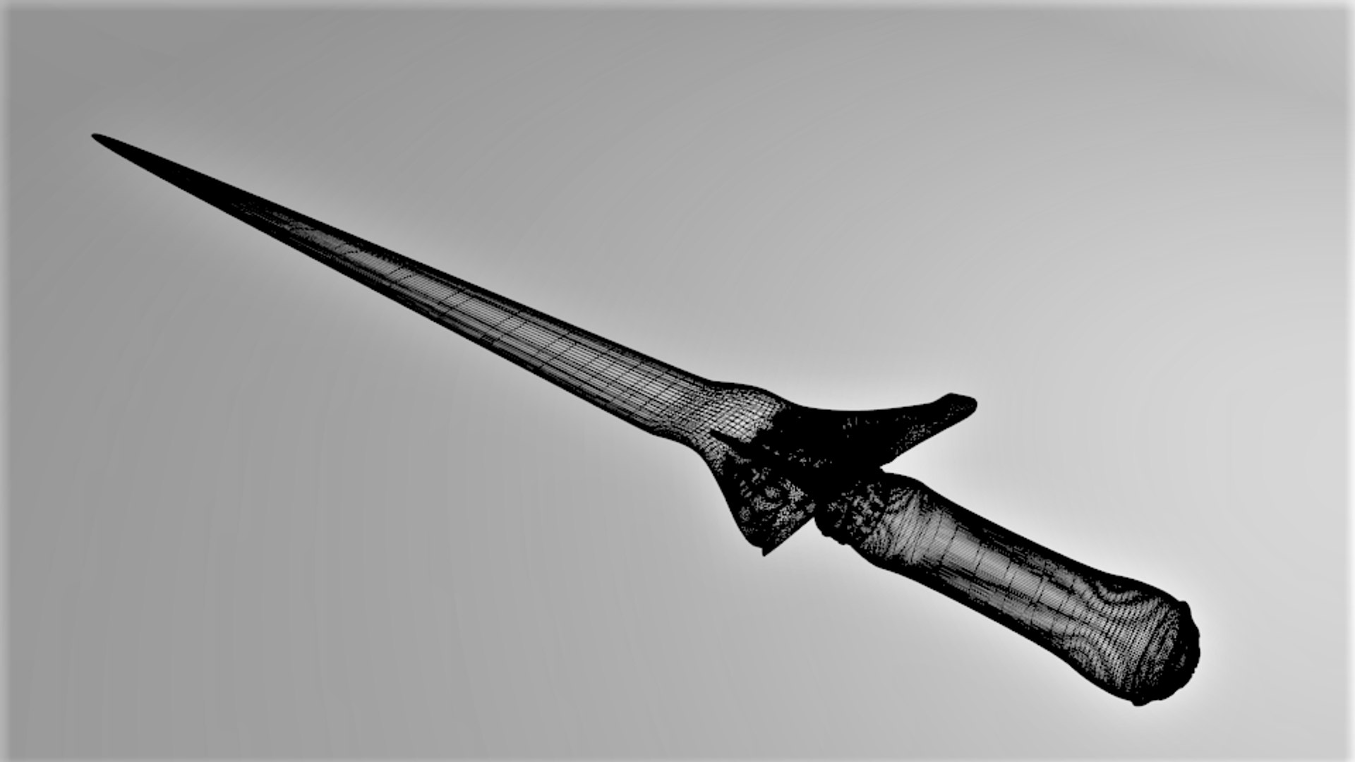 3D kris dagger 2 - TurboSquid 1582207