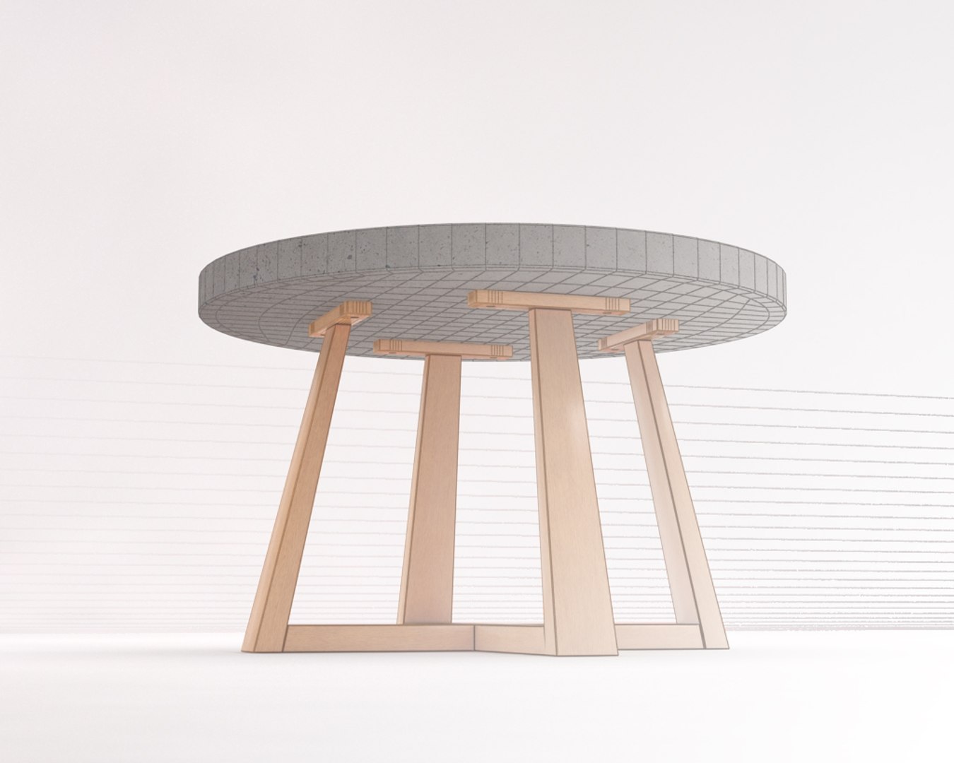 3D Model Table Lounge - TurboSquid 1552056