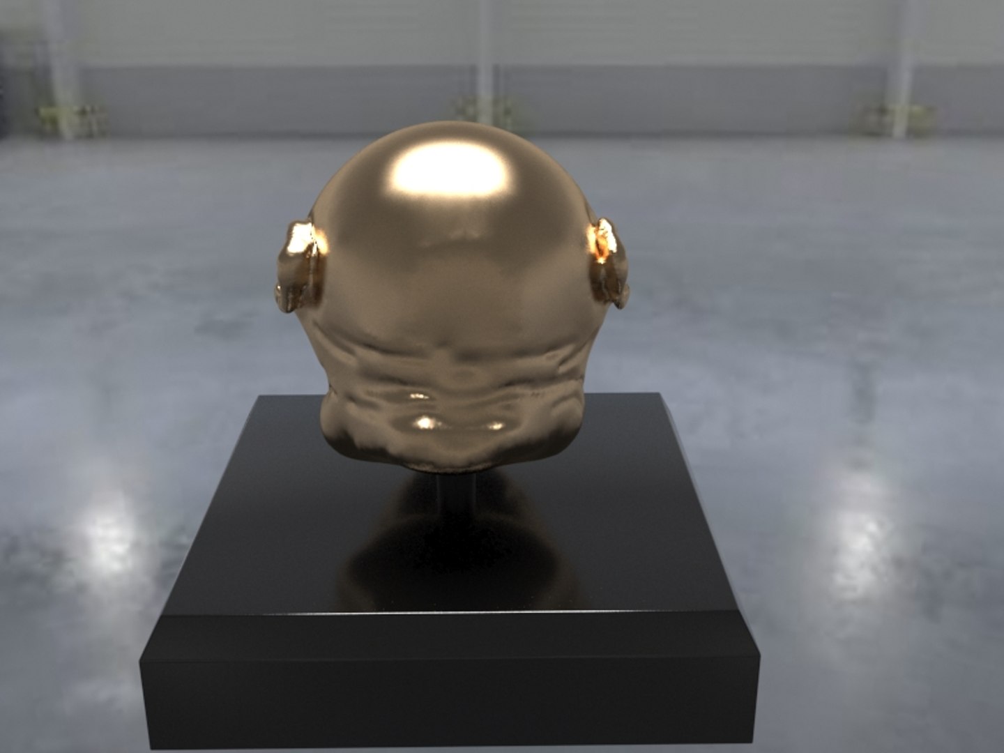 3D Model Monkey Head Statue - TurboSquid 1296423