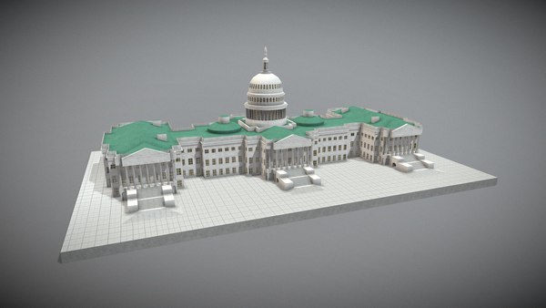 modelo 3d Capitolio de los Estados Unidos - TurboSquid 2466047