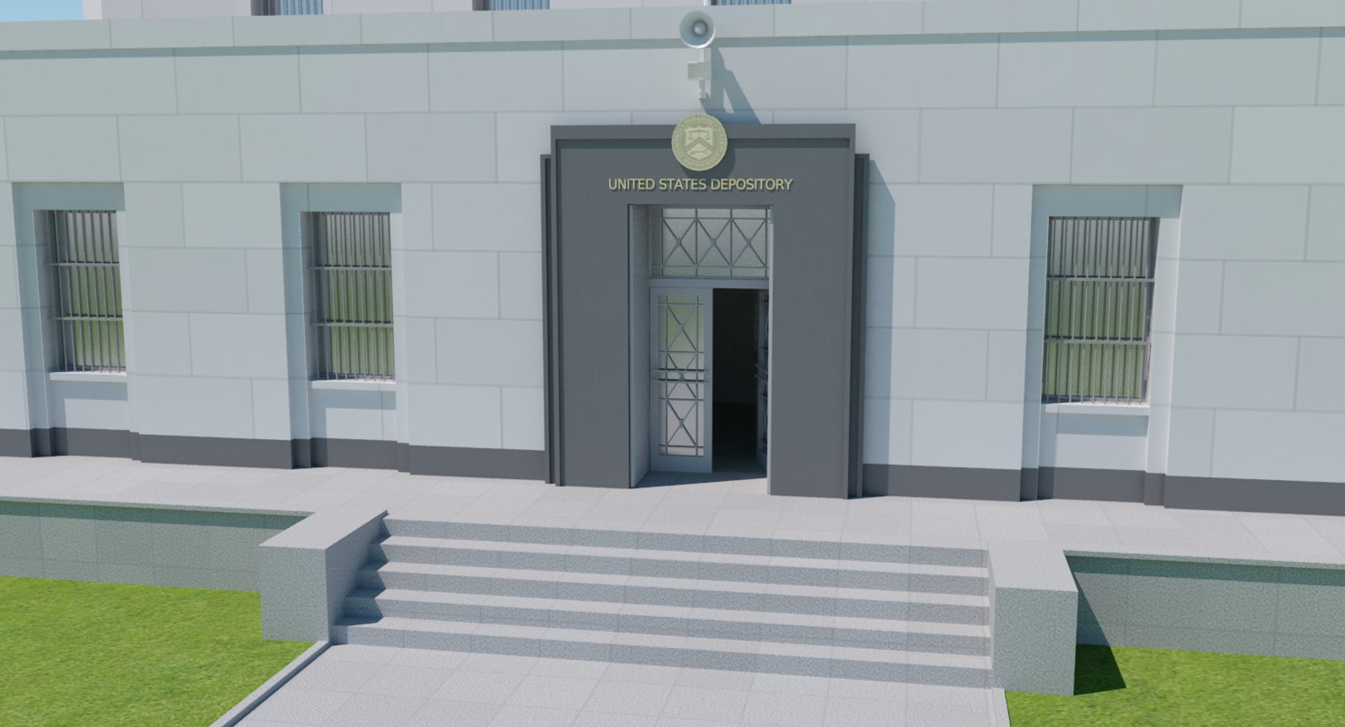 3D Fort Knox Bullion Depository - TurboSquid 1551683