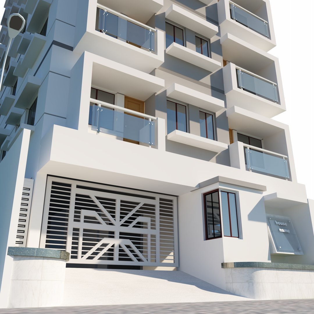 Residential Building Architectural 3D - TurboSquid 1548913